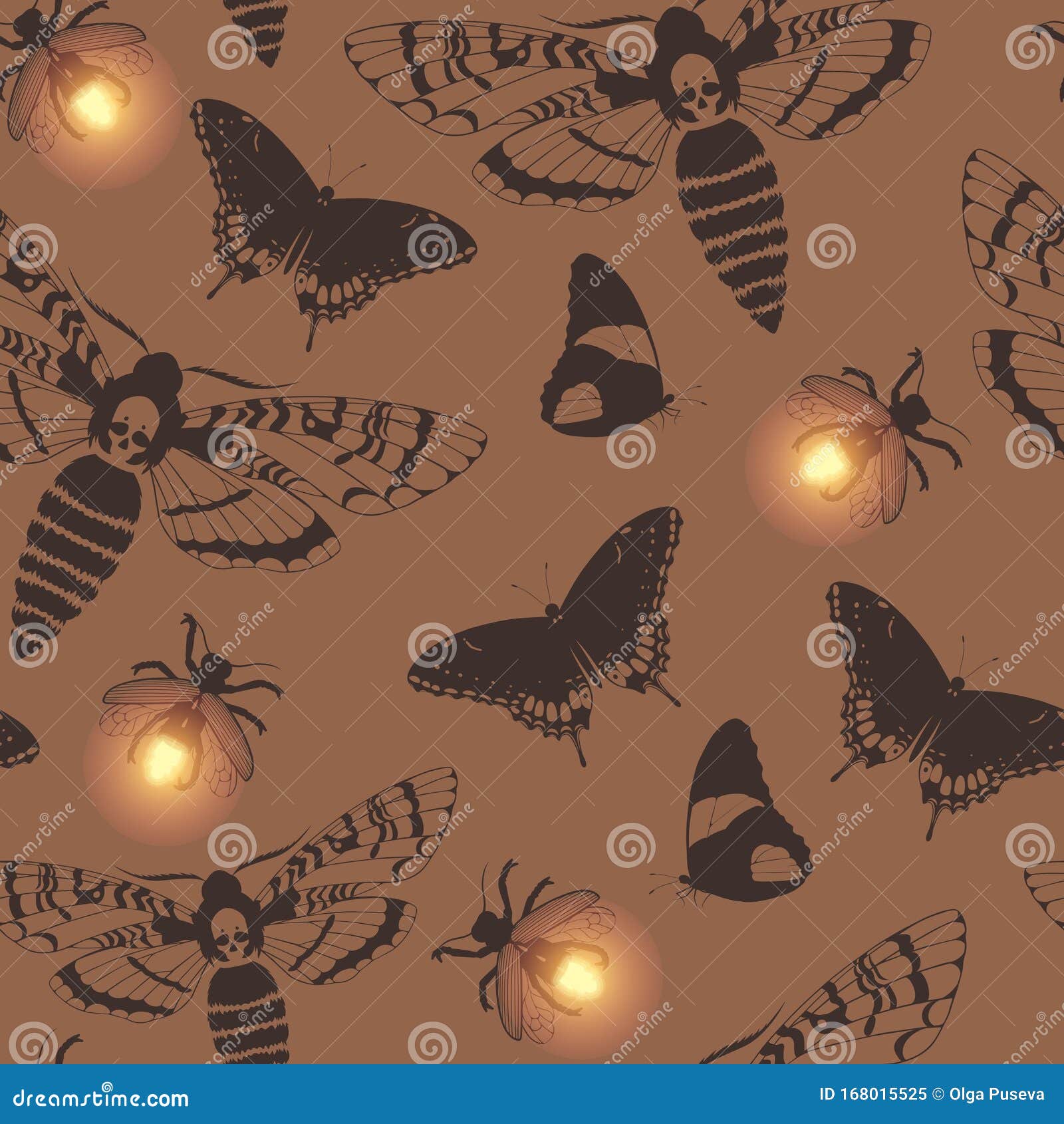 Death Head Moth Isolated On White Close Up. Generated By AI Tool ...