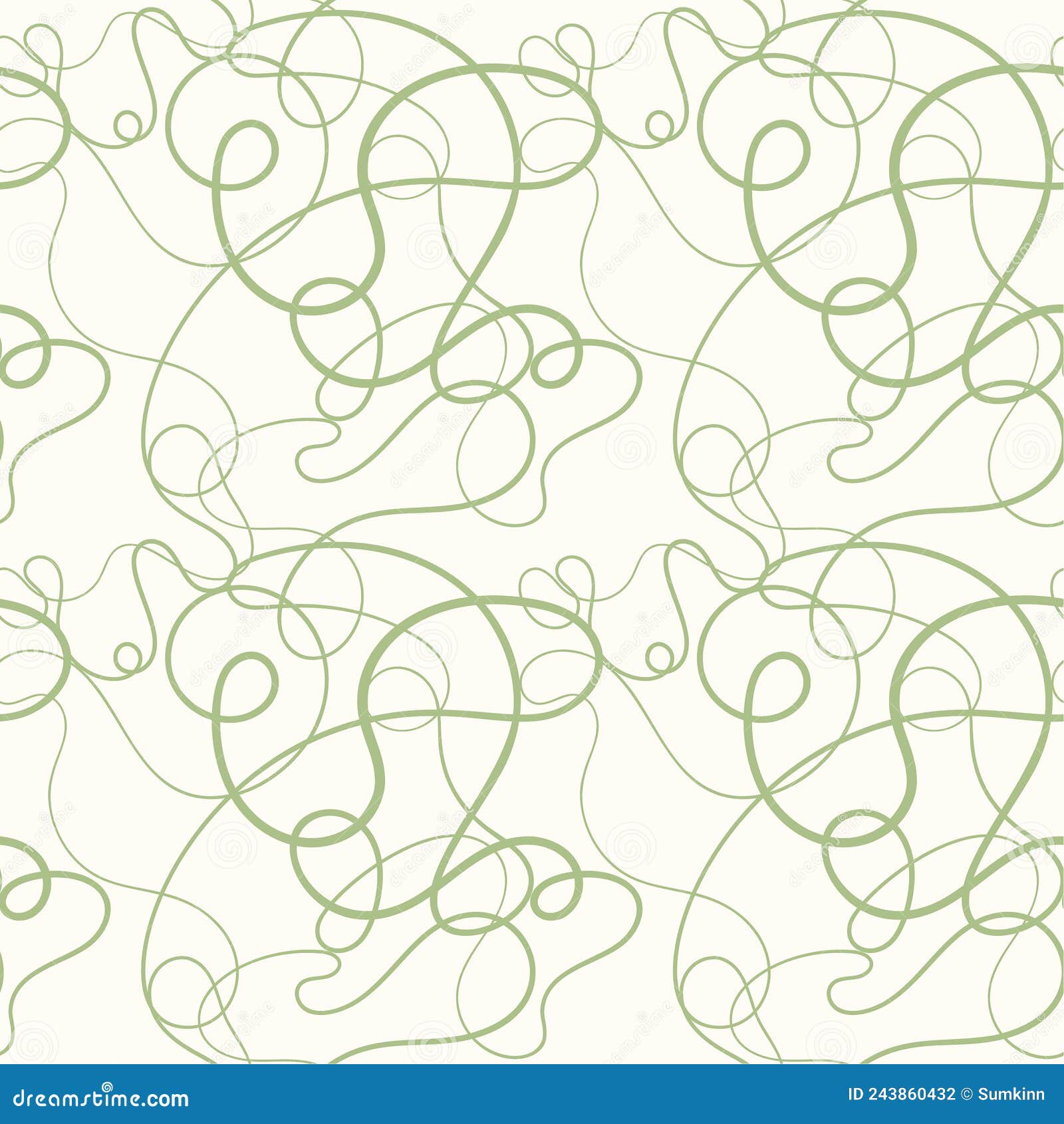 Vector seamless pattern. stock vector. Illustration of seamless - 243860432