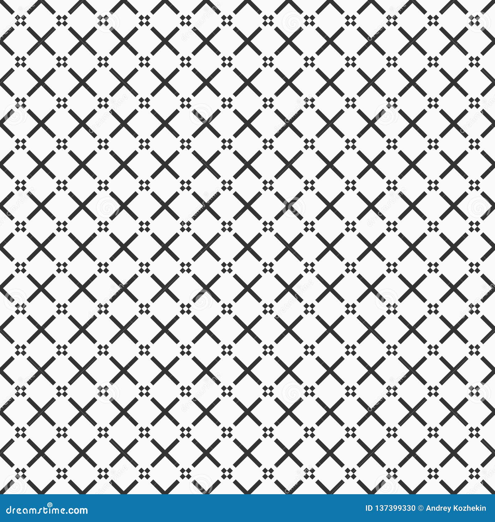 Vector Seamless Pattern in Diagonal Arrangement Stock Vector ...