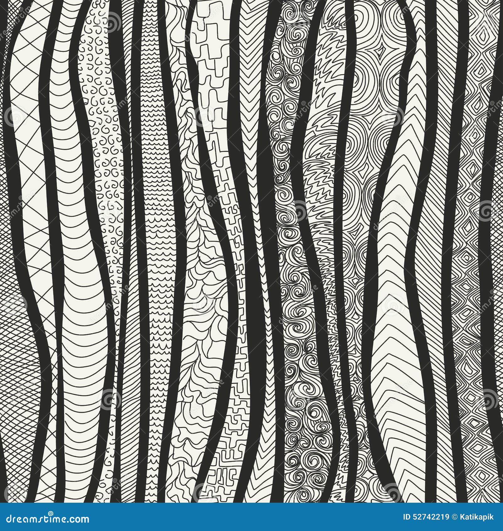 Vector Seamless Pattern. Diagonal Irregular Shapes Stock Vector ...