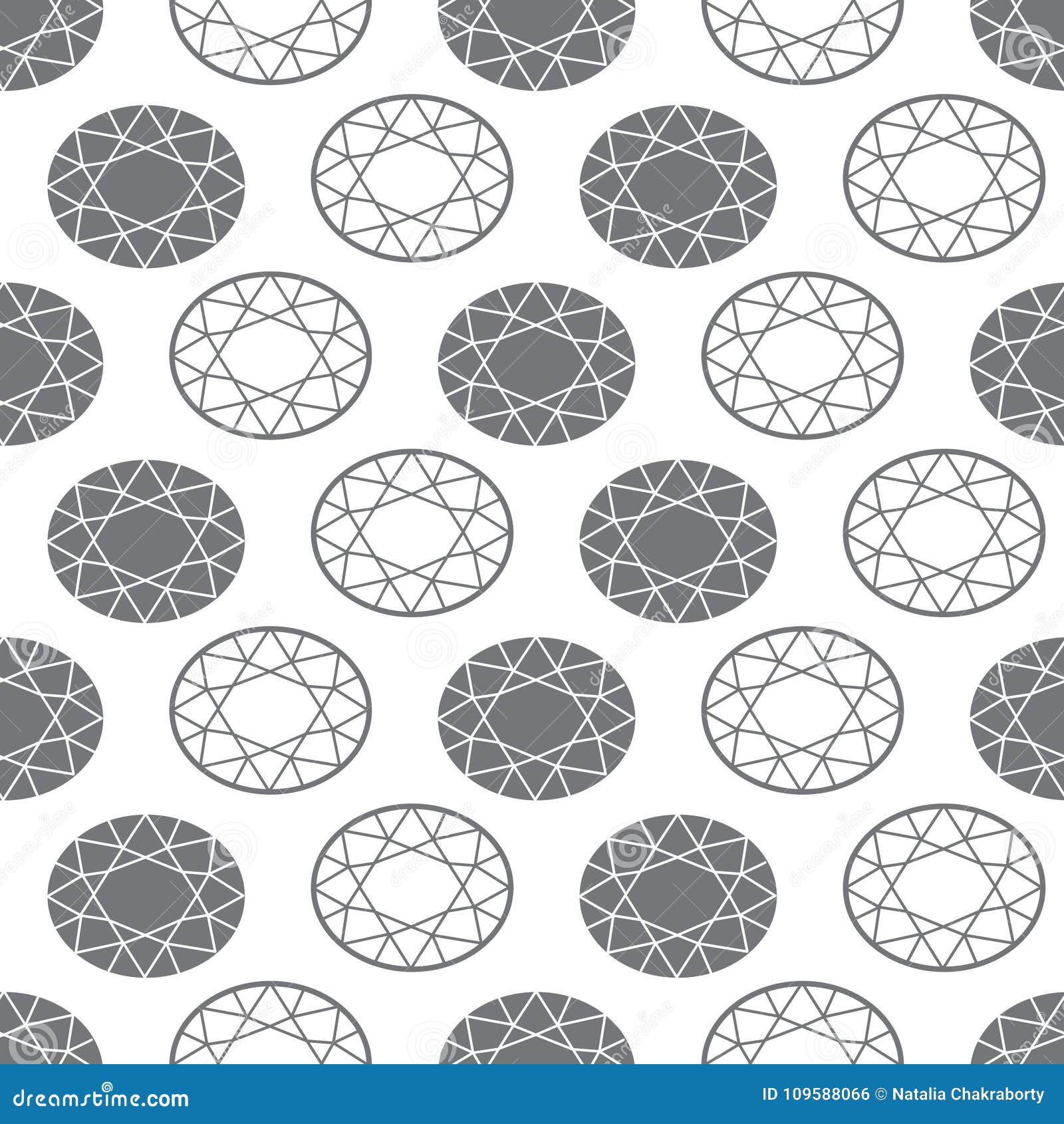 Pattern from diamond stock vector. Illustration of ornament - 109588066