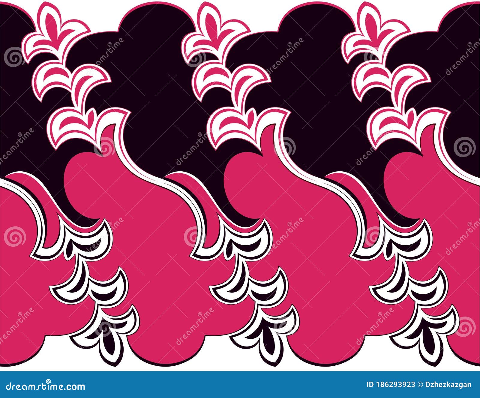 VECTOR Seamless Pattern. the Direction is Modern. Texture. Simple Lines ...