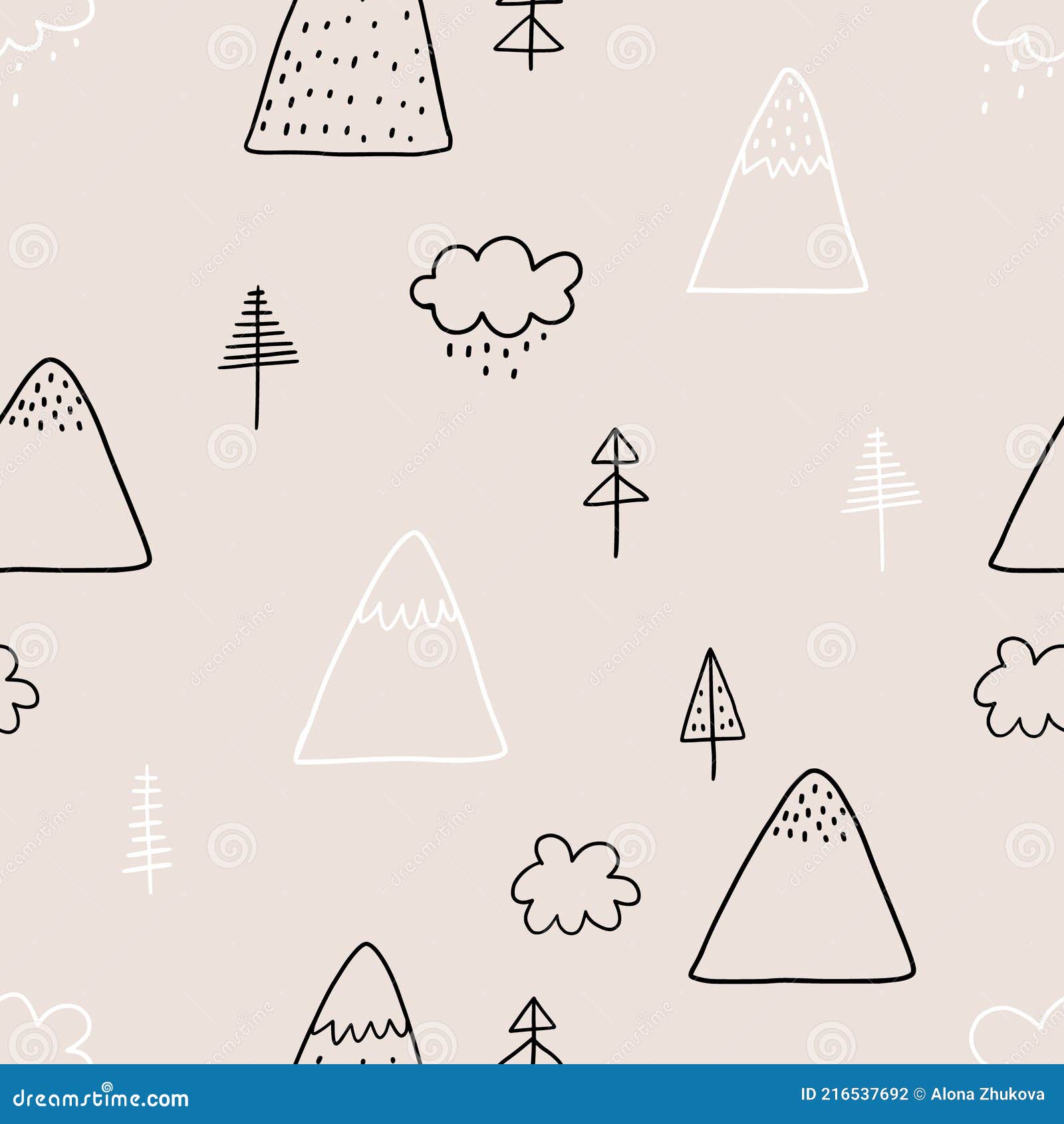 Cute Mountains Peaks At Sunrise Time Computer Graphics Background ...