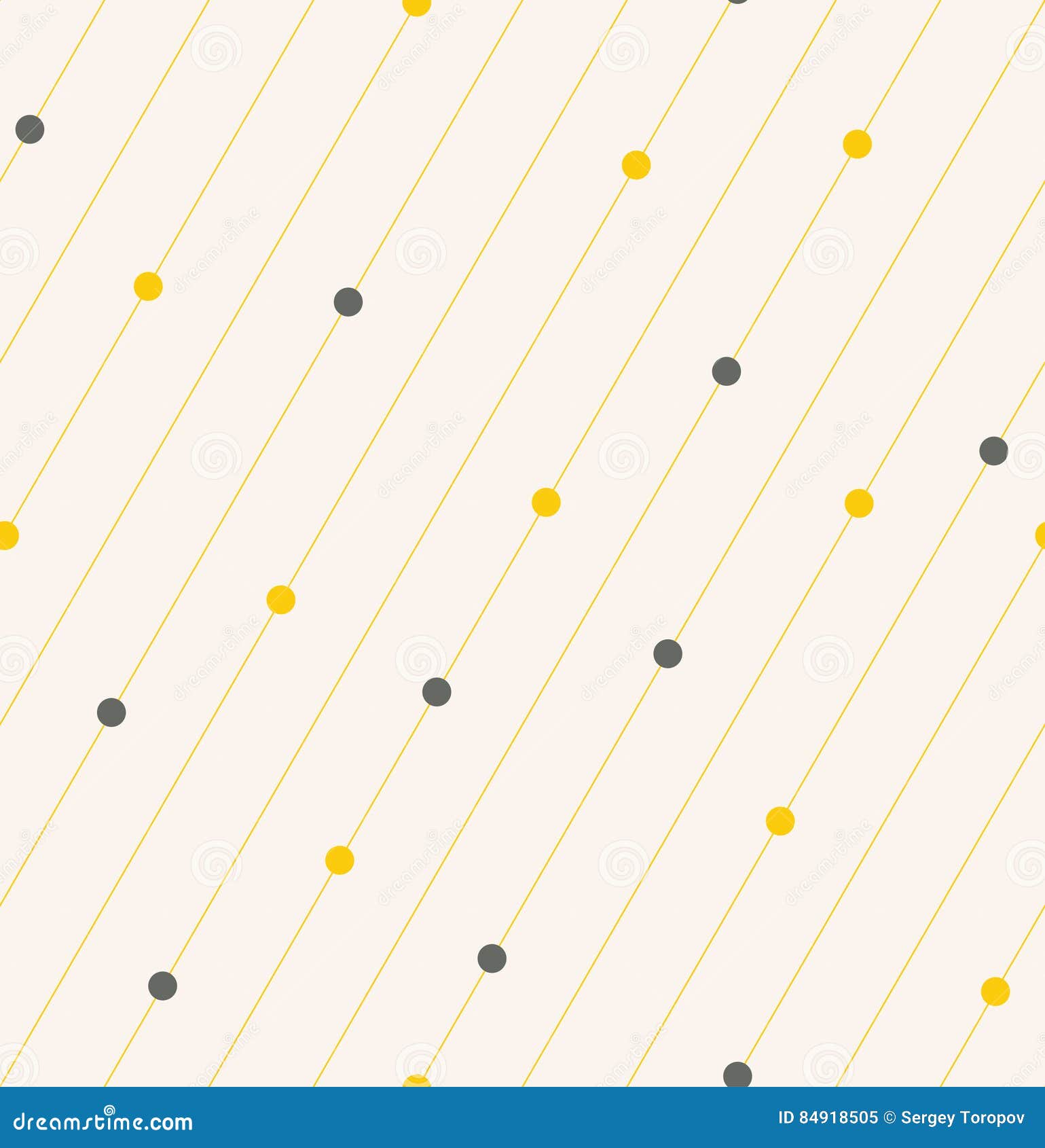 Vector Seamless Pattern with Dots on Strips Stock Vector - Illustration ...