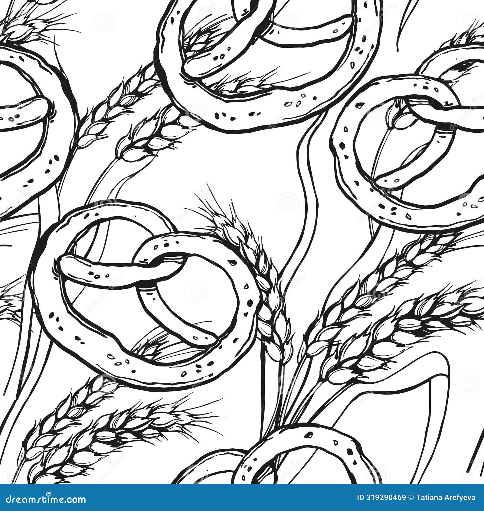 Wheat Ear Bakery Logo. Spike Wheat Icon. Stalk Oat, Barley, Spelt, Rye ...