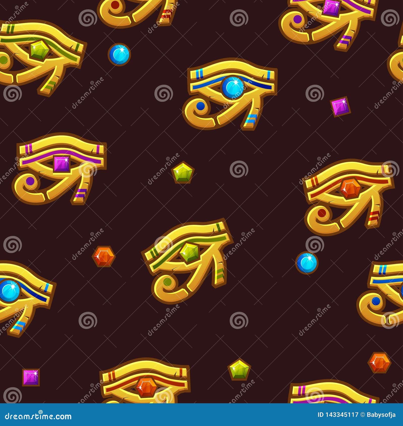 Eye Of Horus And Golden Light Rays Royalty-Free Stock Image ...