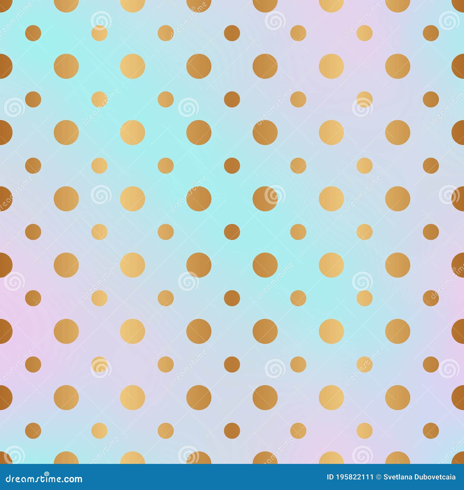 Vector Seamless Pattern. Elegant Gold Background Pastel Color. Delicate ...