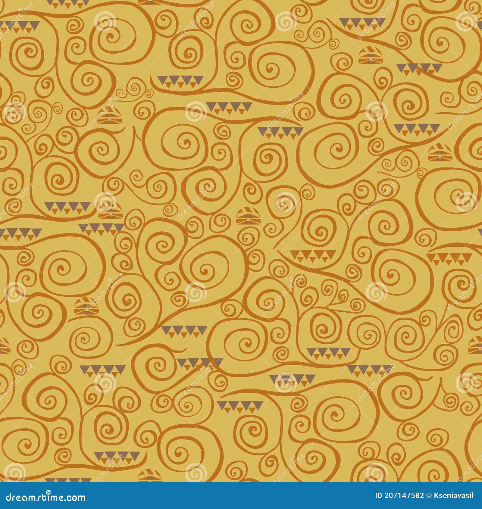 Vector seamless pattern stock illustration. Illustration of abstract ...