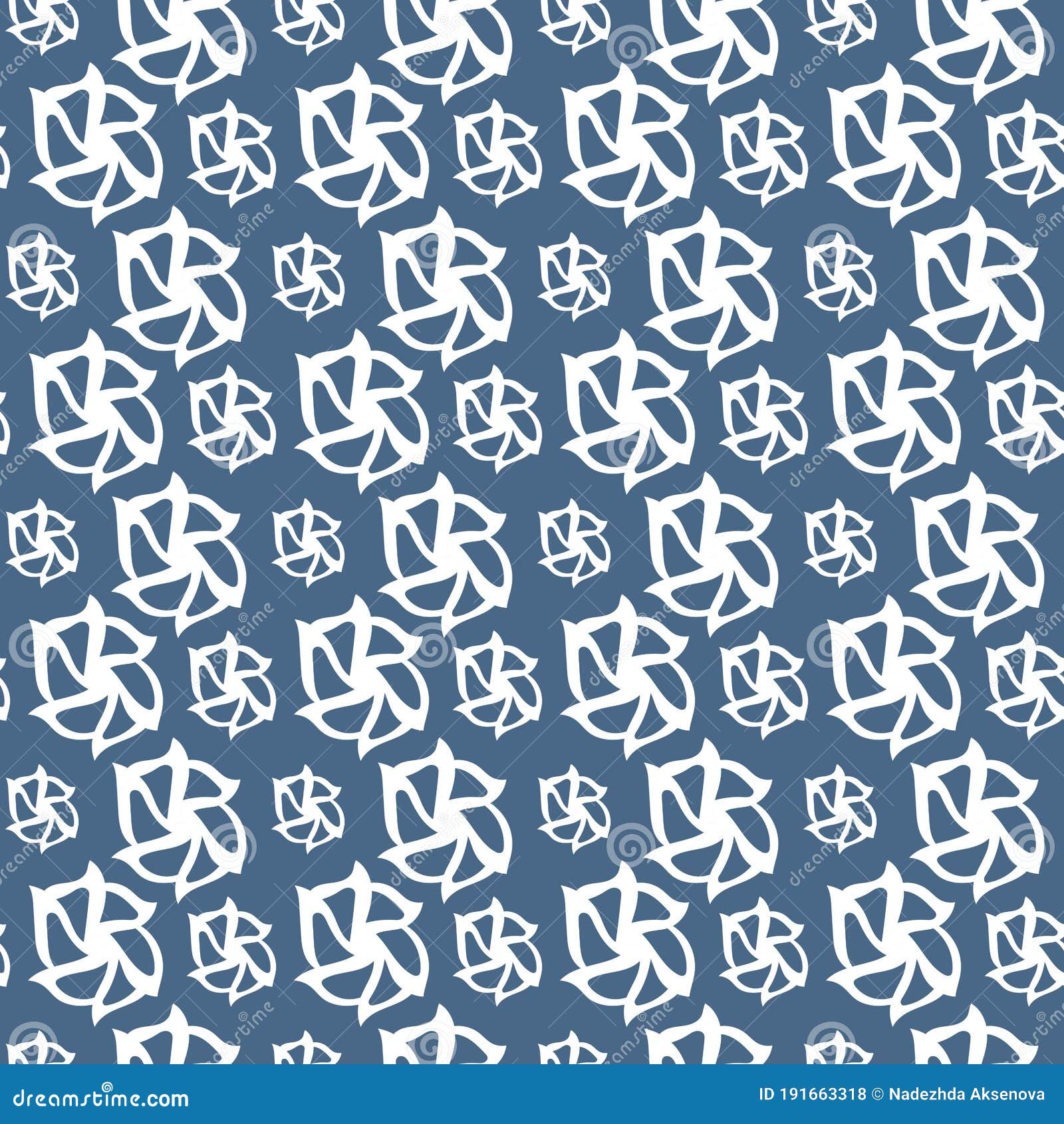 Vector Seamless Pattern. Fancy Stylish Pattern Stock Illustration ...