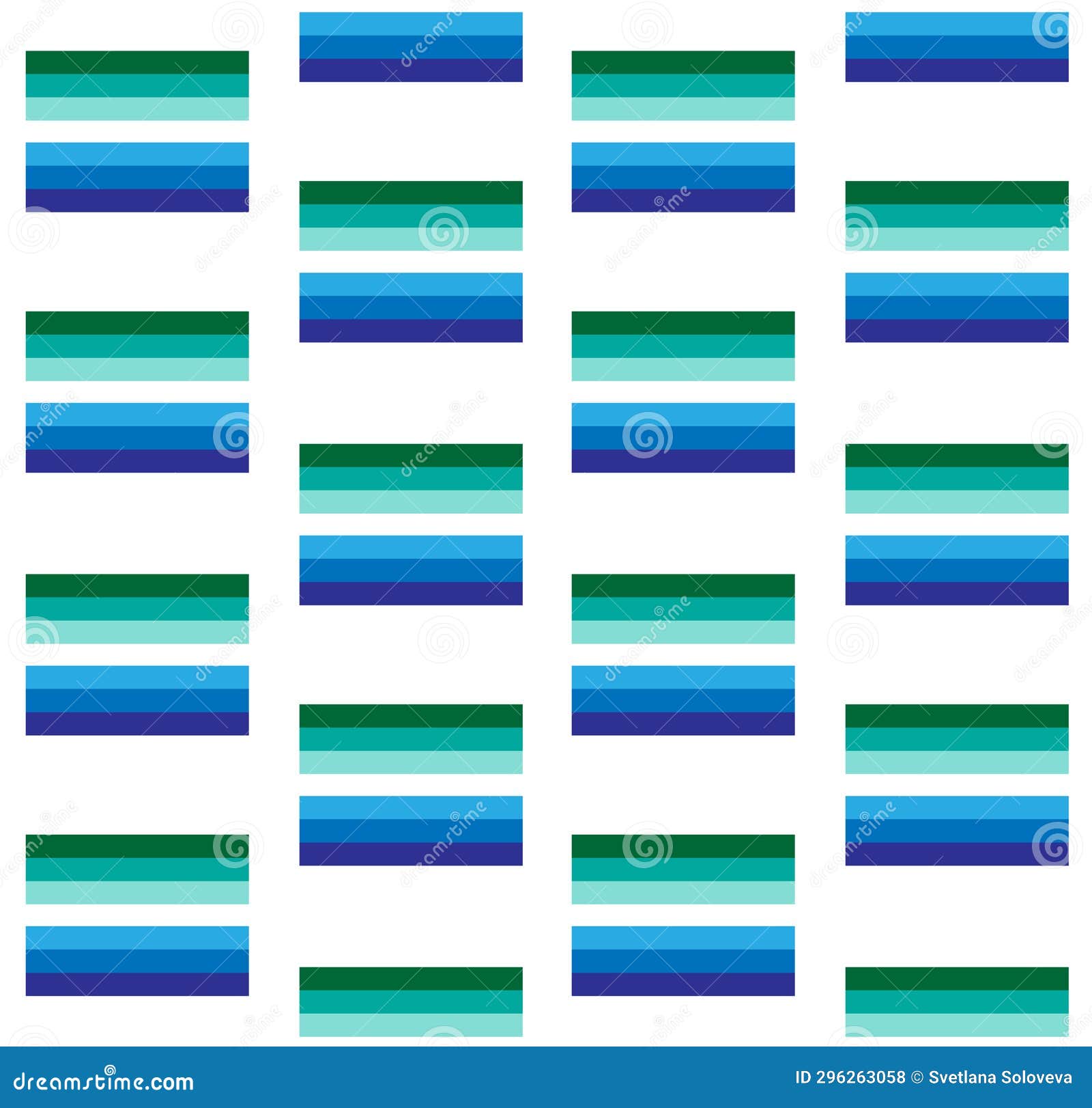 Vector Seamless Pattern of Flat Gay Lgbt Flag Stock Vector ...