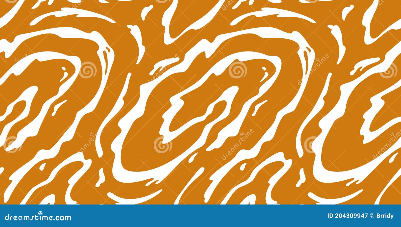Vector Seamless Pattern with Flowing Salted Caramel. Abstract Sweet ...