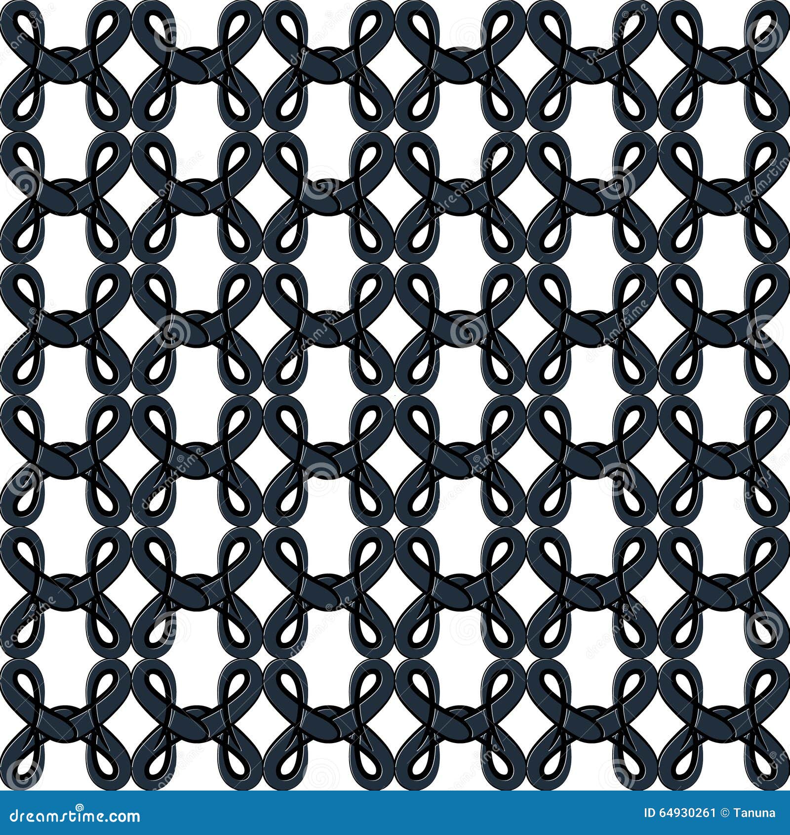 Vector Seamless Pattern in the Form of an Openwork Lattice Stock Vector ...