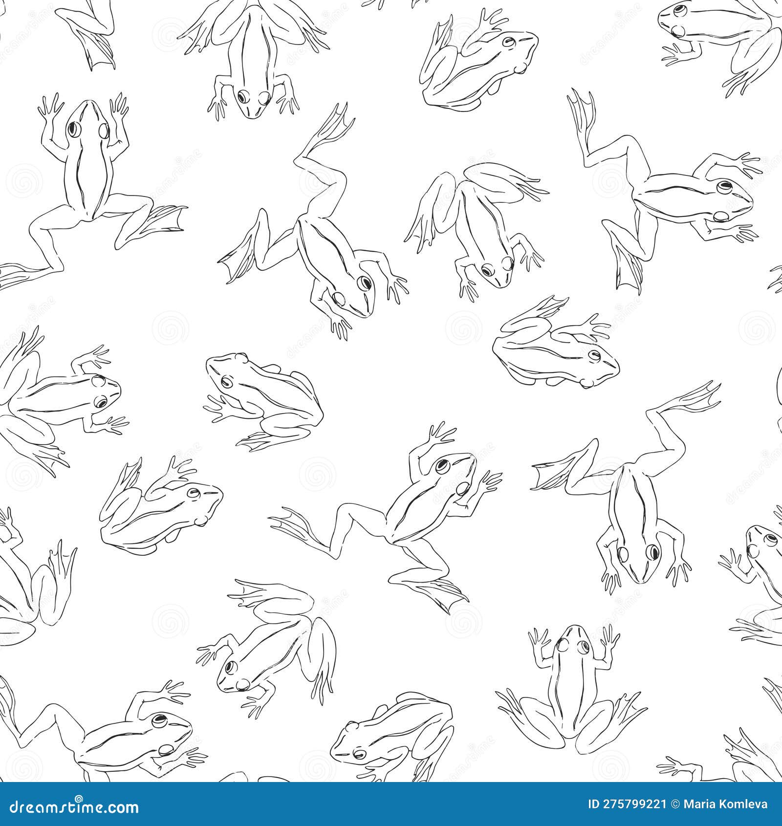 Frogs Swimming Pool Cartoon Vector | CartoonDealer.com #93796857