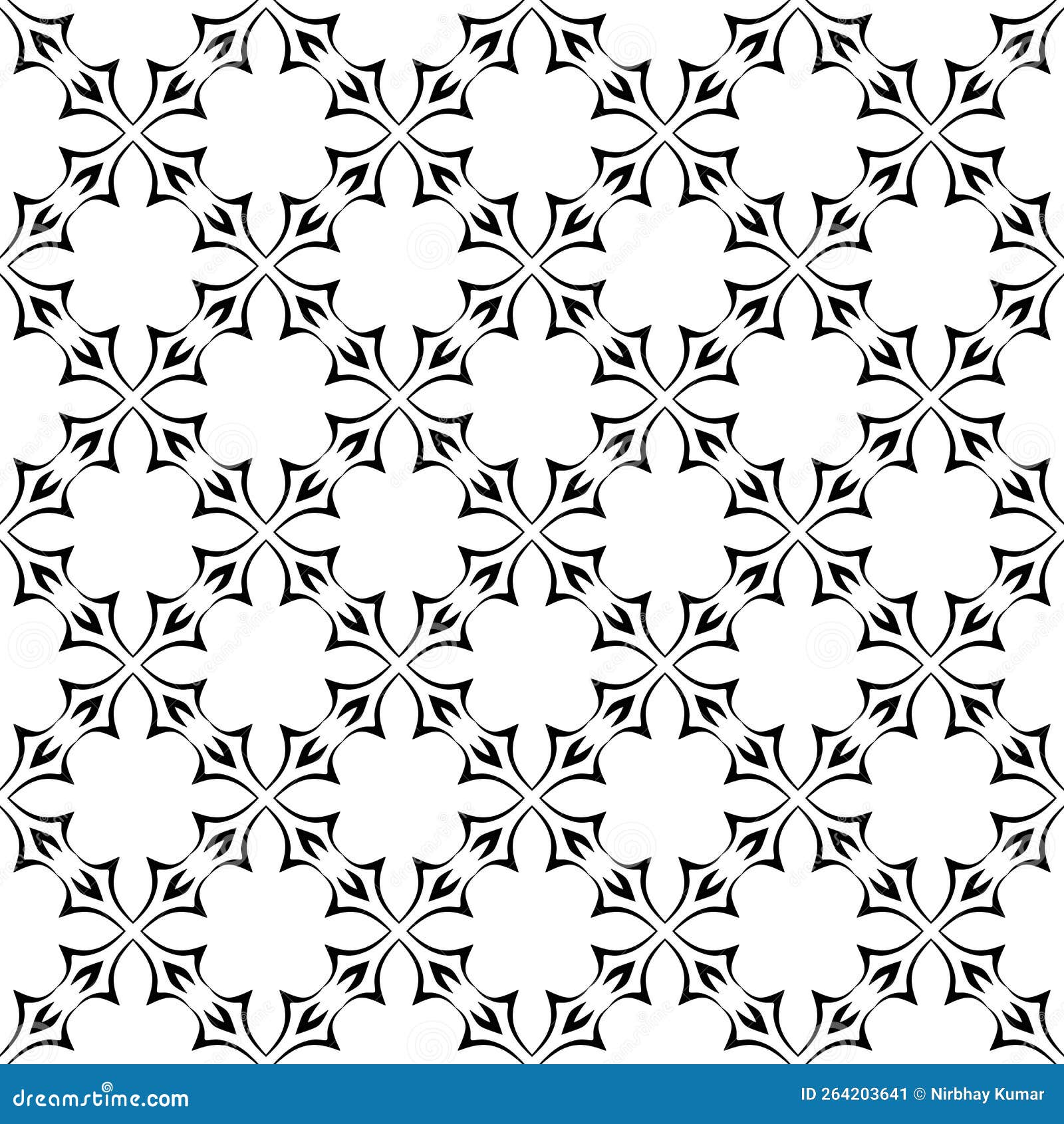 Vector Seamless Pattern. Geometric Texture Stock Vector - Illustration ...