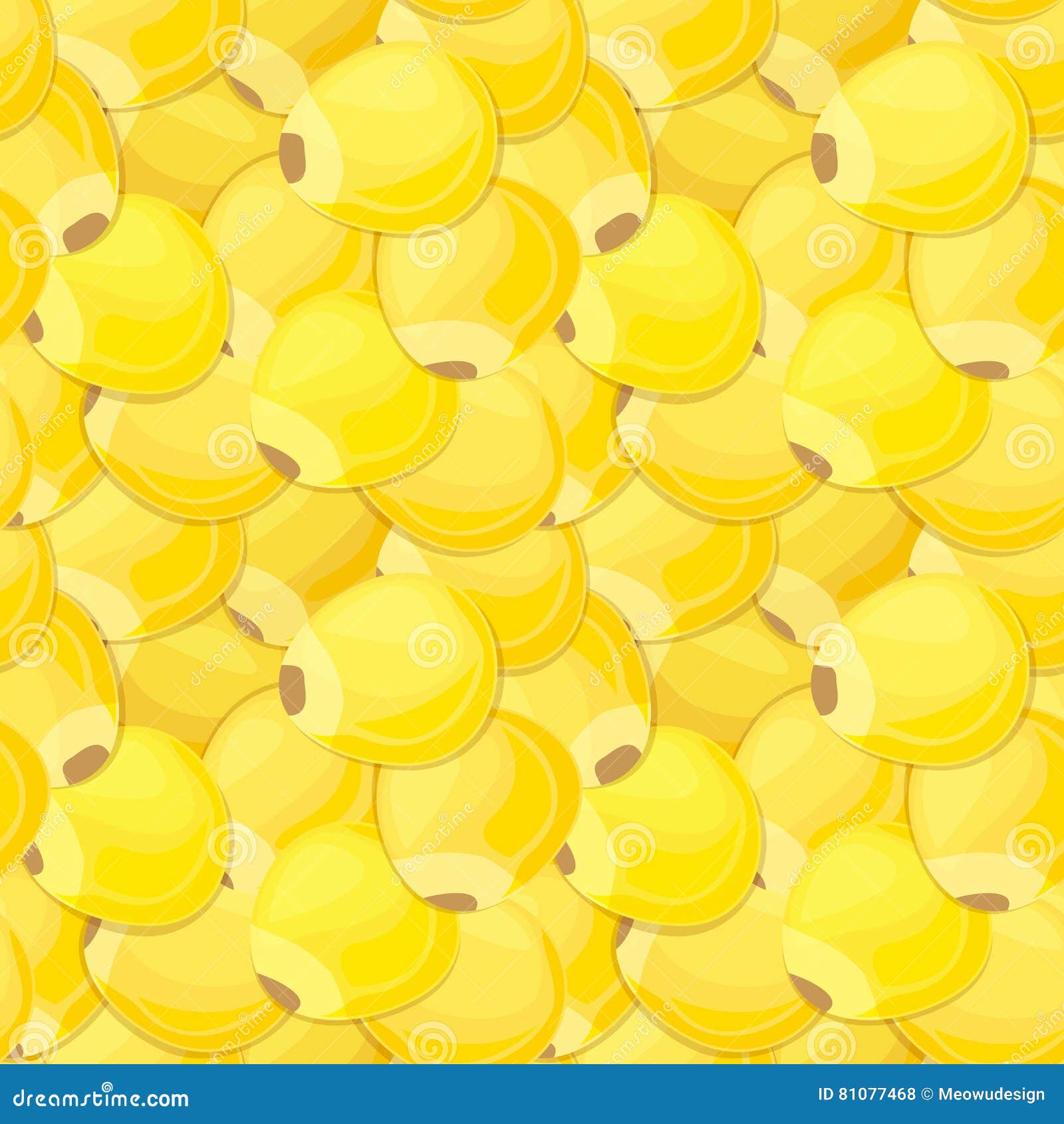 Vector Seamless Pattern with Grains of Millet Stock Vector ...