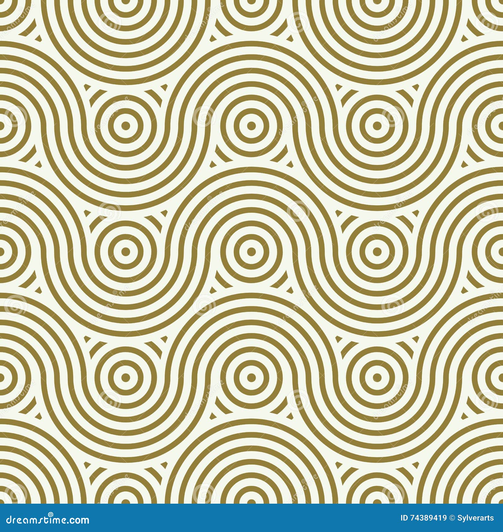 Vector Seamless Pattern, Graphic Geometric Wrapping Paper. Abstract ...