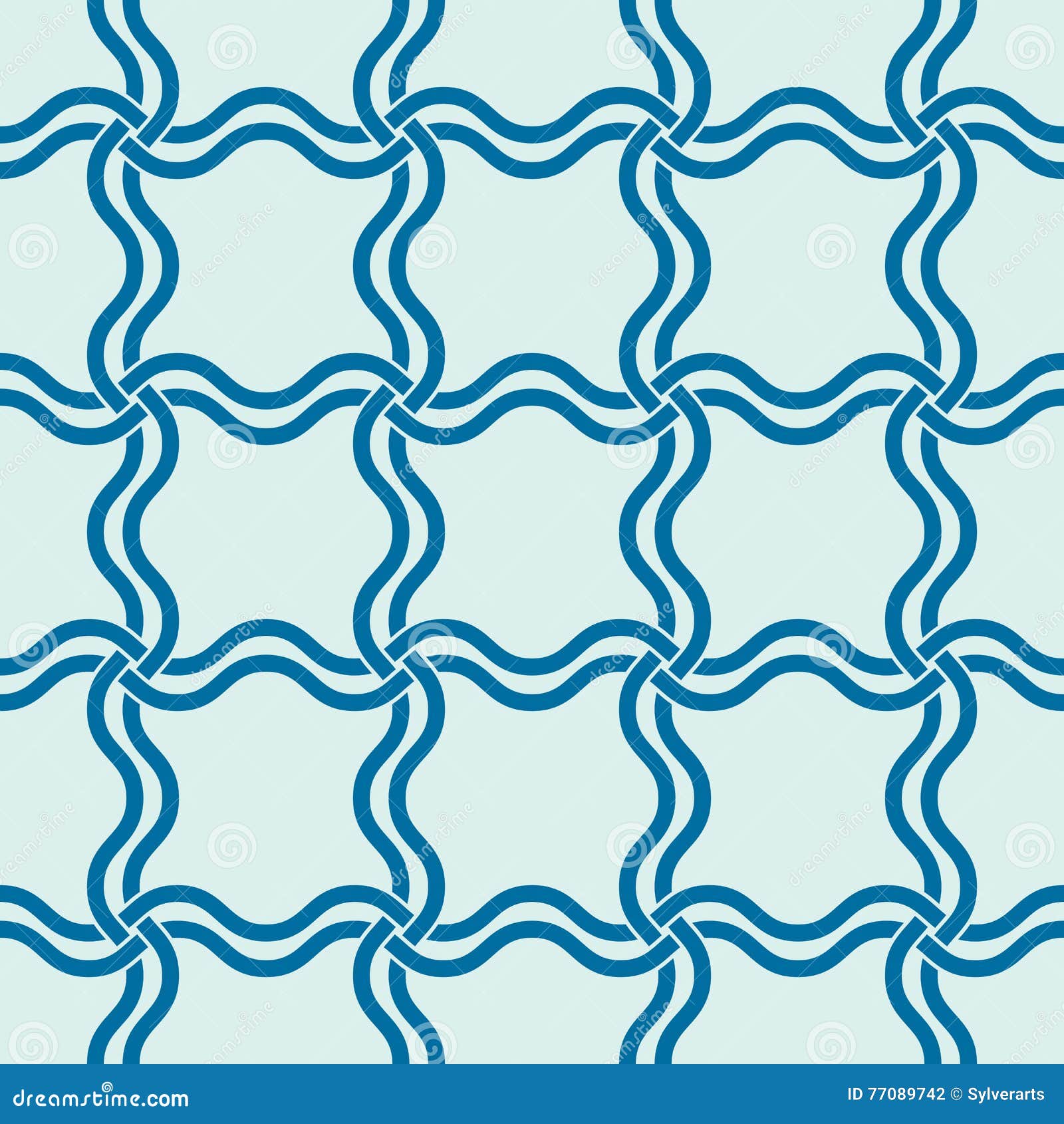 Vector Seamless Pattern, Graphic Geometric Wrapping Paper. Abstract ...