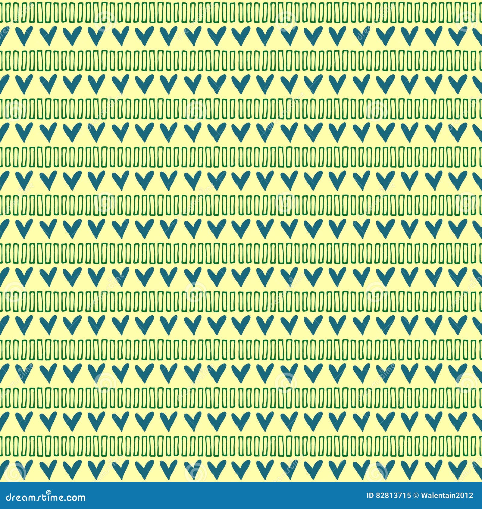 Vector Seamless Pattern Graphic Illustration Stock Vector