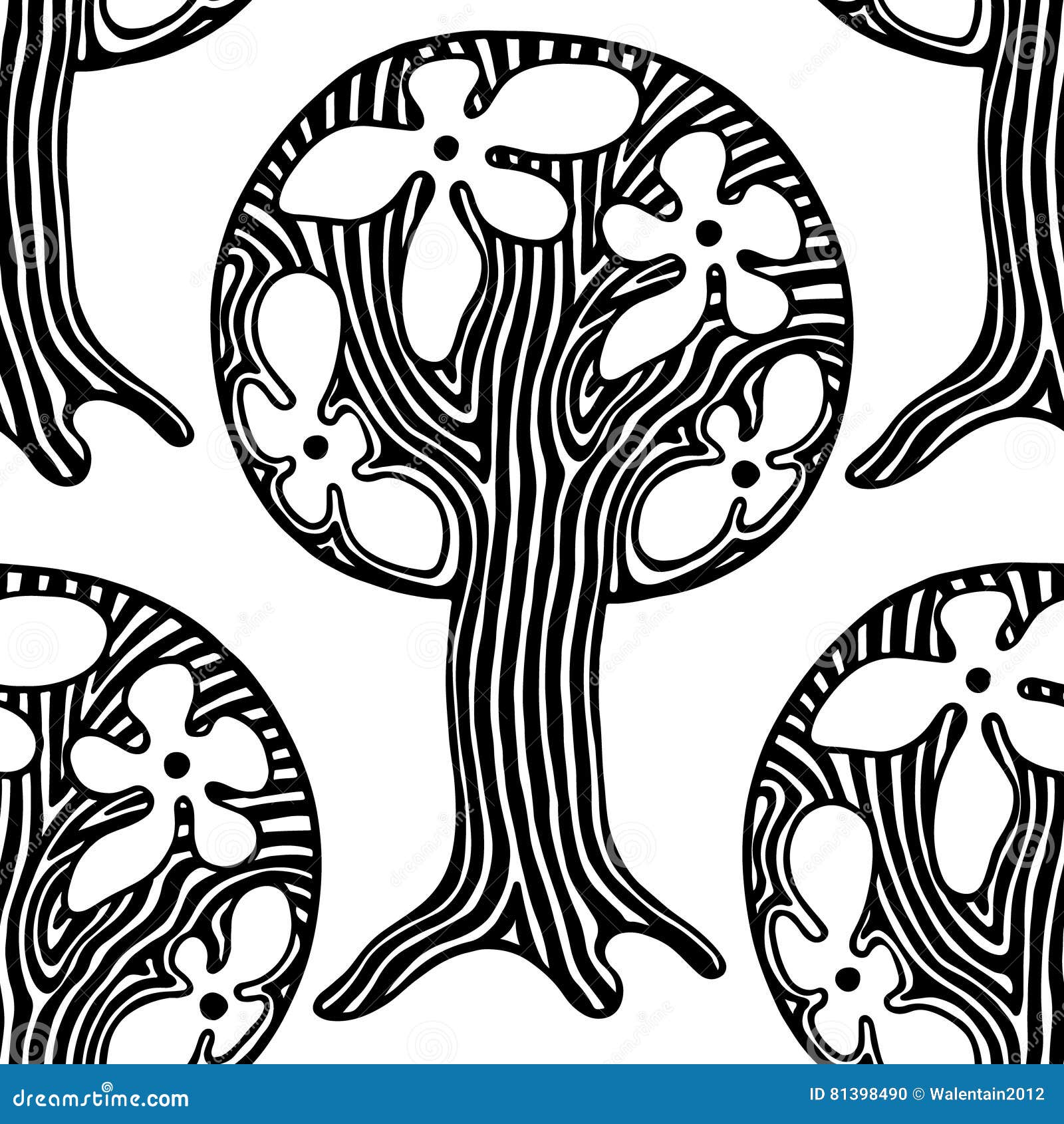 Vector Seamless Pattern, Graphic Illustration Stock Vector ...