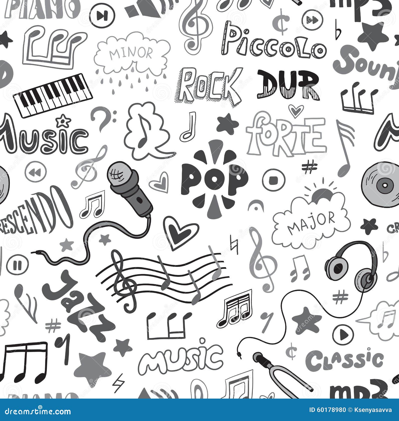 Easy Music Doodles