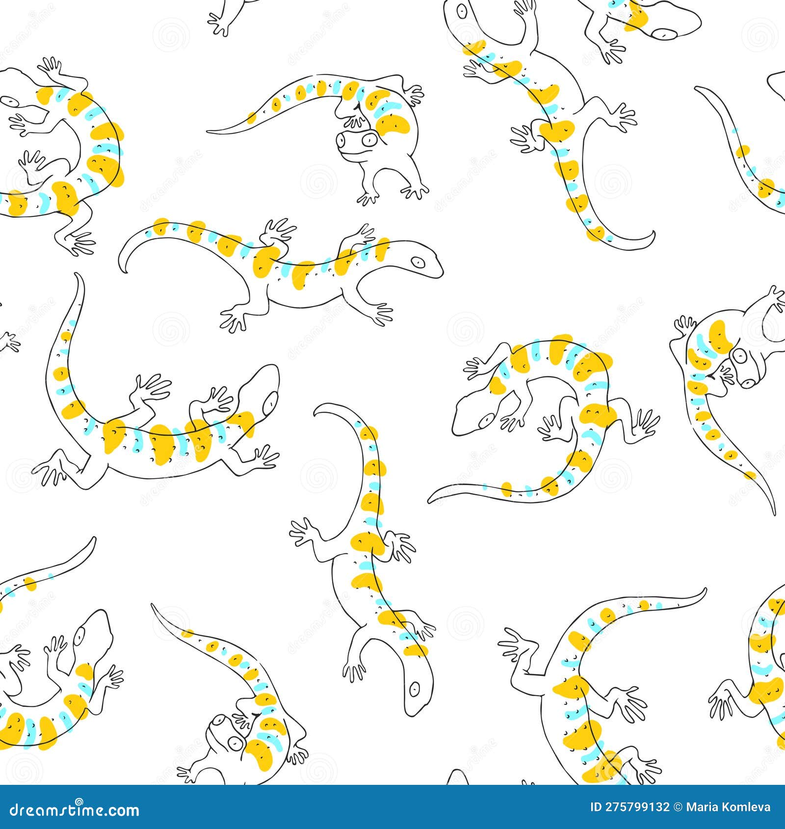 Lizards - An Hand Drawn Vector Pack | CartoonDealer.com #54015380