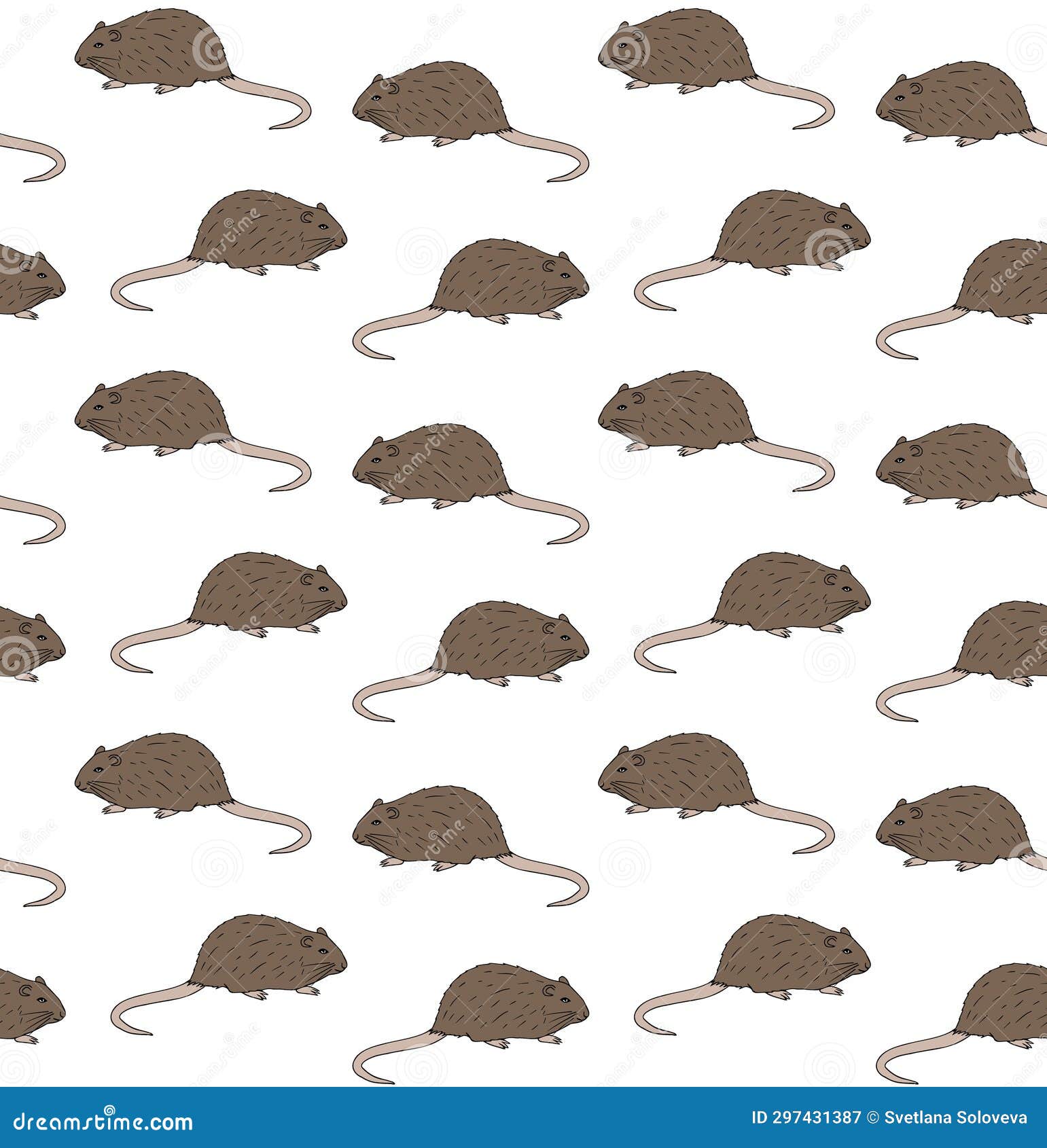 Colored Nutria Stock Illustrations – 2 Colored Nutria Stock ...