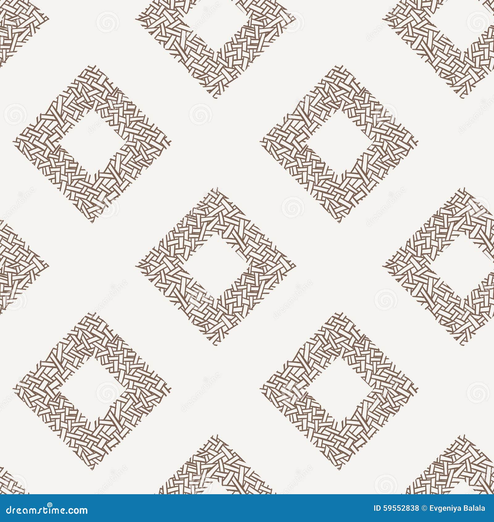 Vector Seamless Pattern of Intertwined Ribbons Stock Vector ...