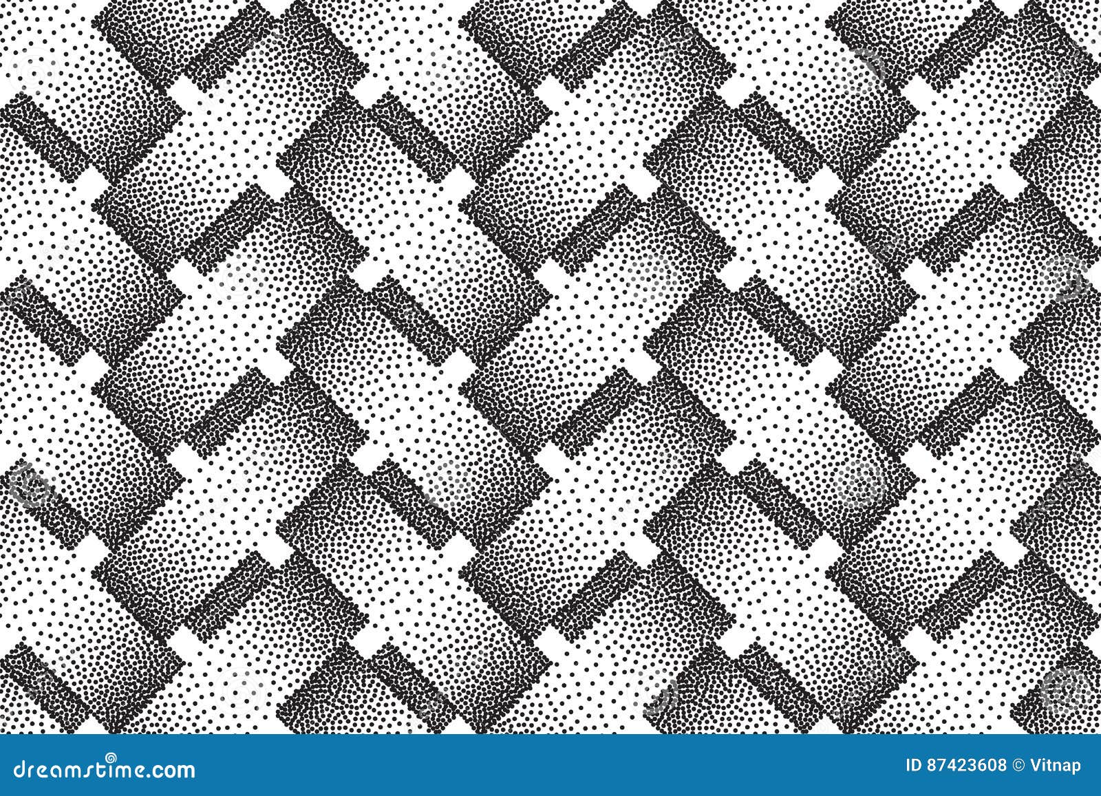 Stipple Ink Texture. Vector Dotted Grunge Textured Background. Dark ...
