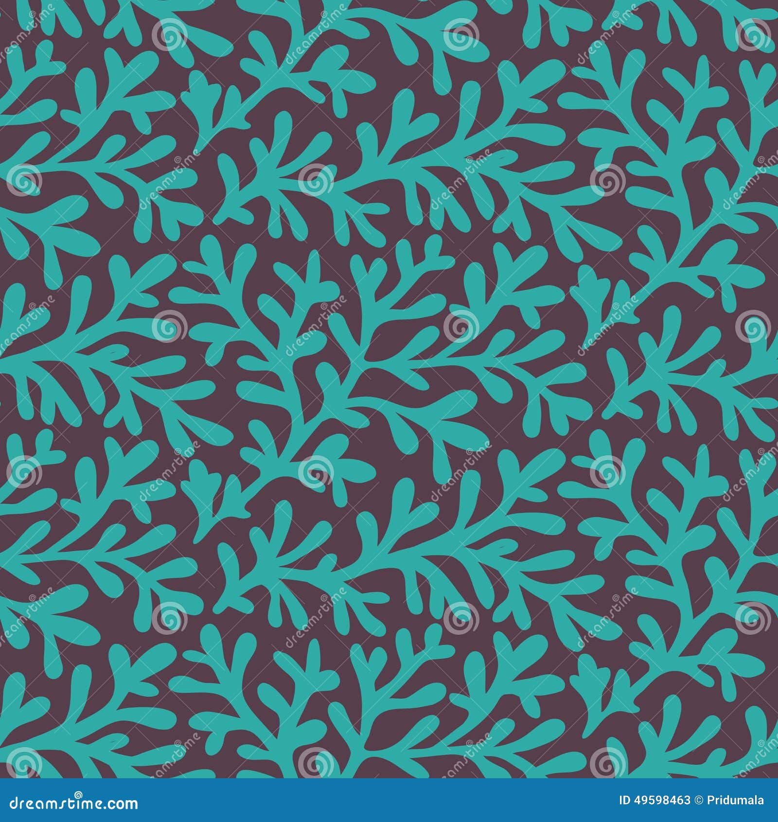 Vector Seamless Pattern with Leaf, Leaf Background. Seamless Pattern ...