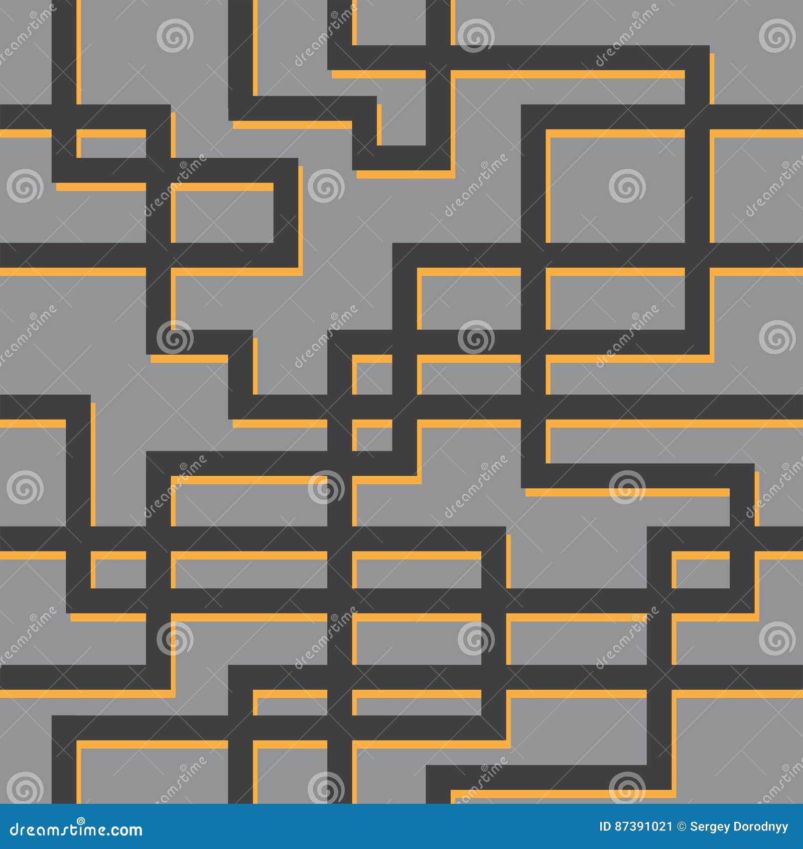 Vector Seamless Pattern of Lines Stock Vector - Illustration of repeat ...