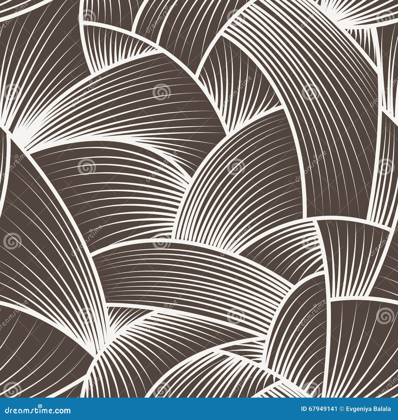 Vector Seamless Pattern of Lines Stock Vector - Illustration of ...