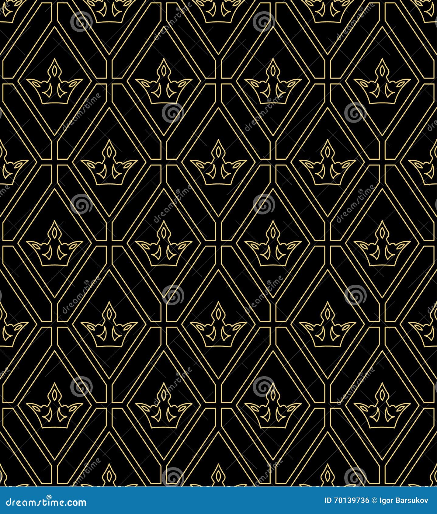 Vector seamless pattern stock vector. Illustration of kingdom - 70139736