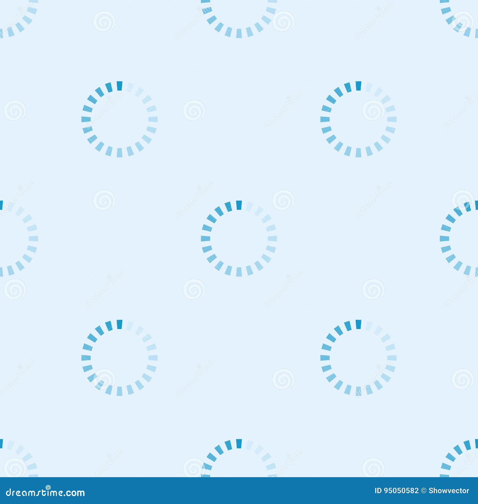 Vector Seamless Pattern Mobile Applications Design Web Internet Loading ...