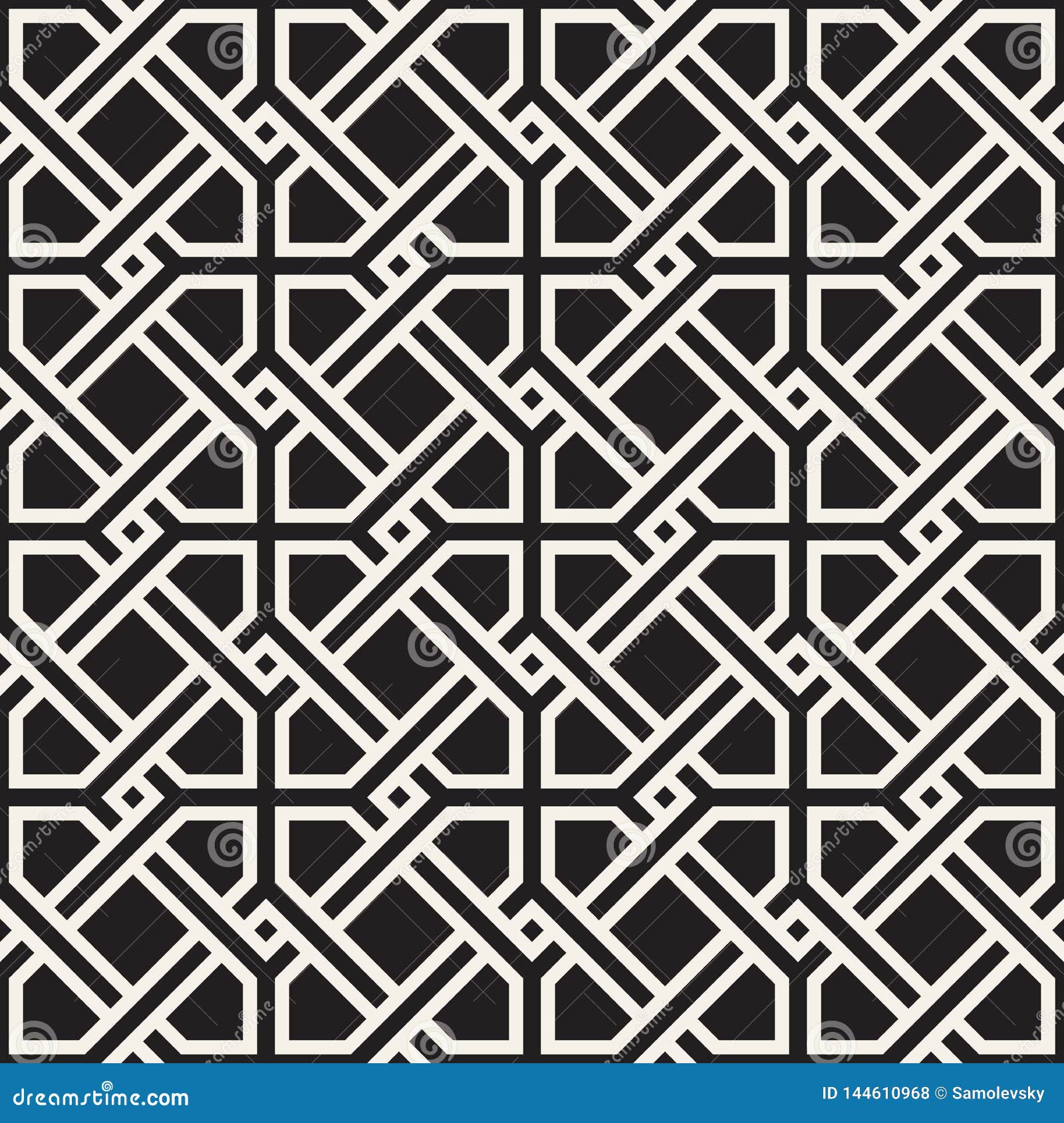 Vector Seamless Pattern. Modern Abstract Lattice Design. Repeating ... Vector Seamless Pattern. Modern Abstract Lattice Design. Repeating ...
