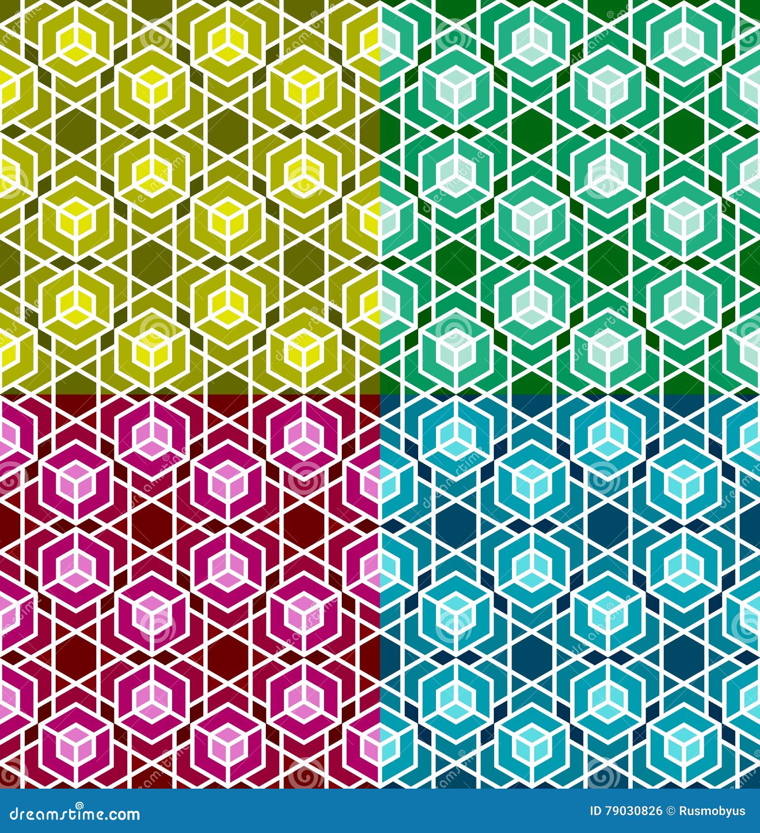 Vector Seamless Pattern. Modern Geometric Texture Stock Vector ...