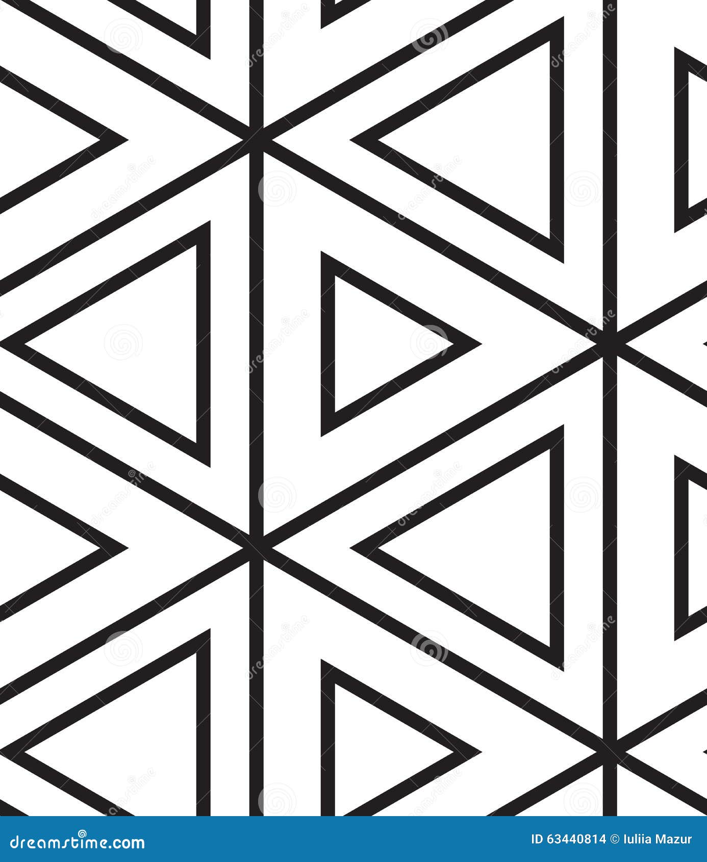 Vector Seamless Pattern. Modern Linear Geometric Texture Stock Vector ...