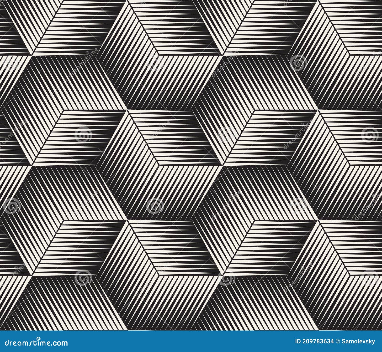 Vector Seamless Pattern. Modern Stylish Abstract Texture. Repeating ...