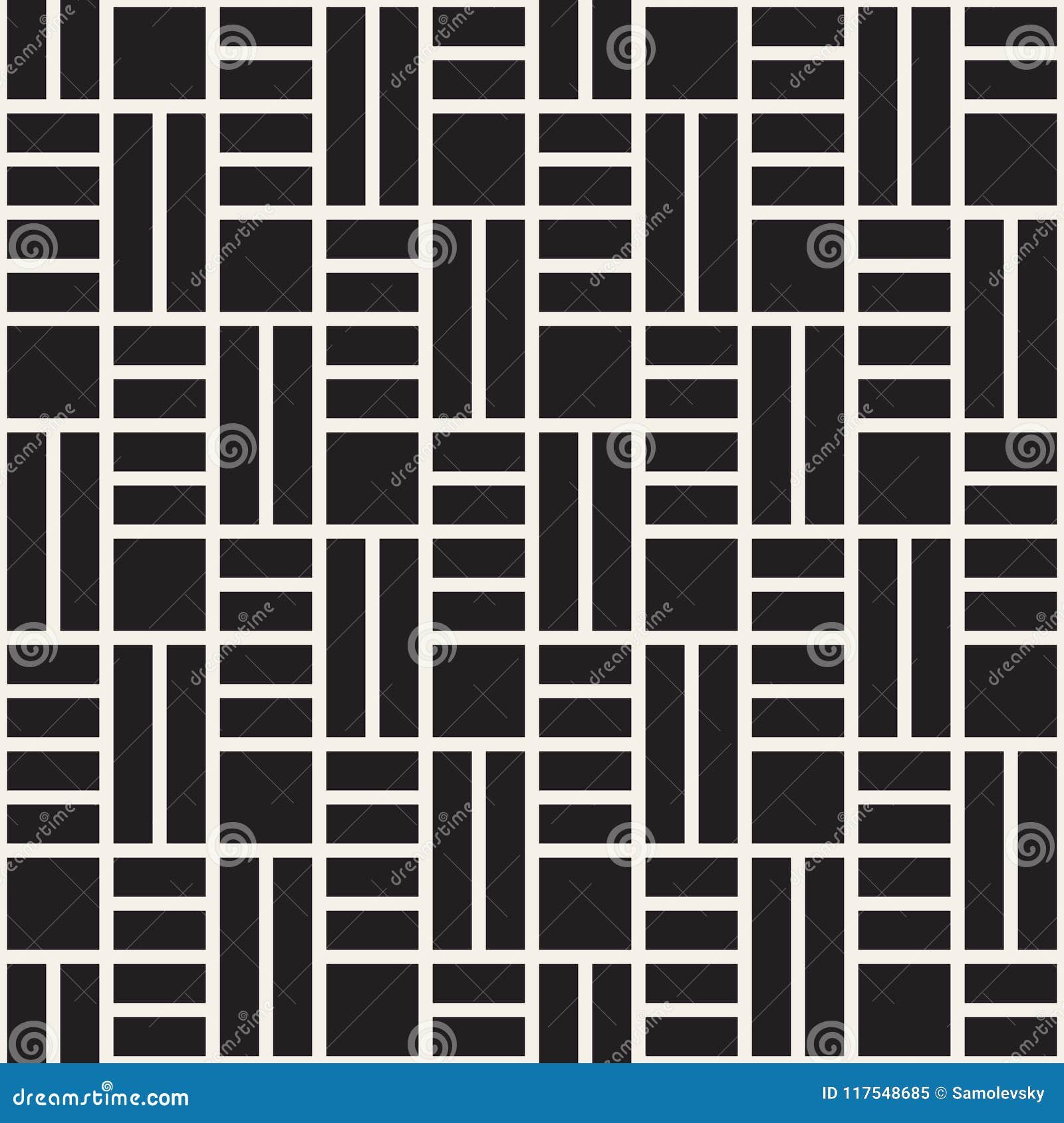 Vector Seamless Pattern. Modern Stylish Abstract Texture Stock ...