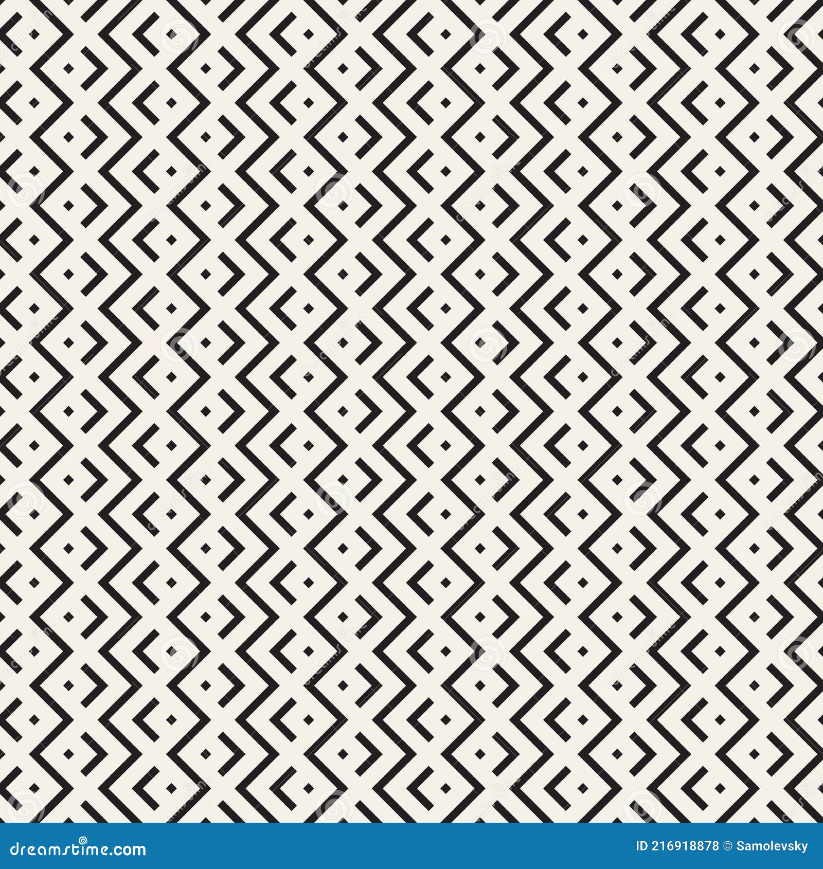 Vector Seamless Pattern. Modern Stylish Abstract Texture Stock Vector ...