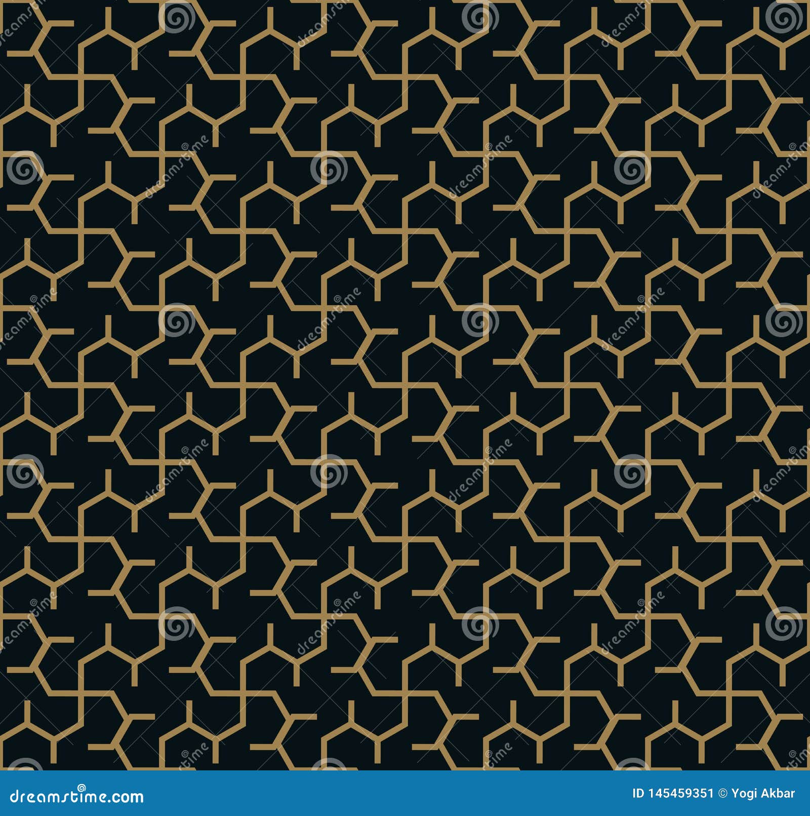 Vector Seamless Pattern. Modern Stylish Abstract Texture Stock Vector ...