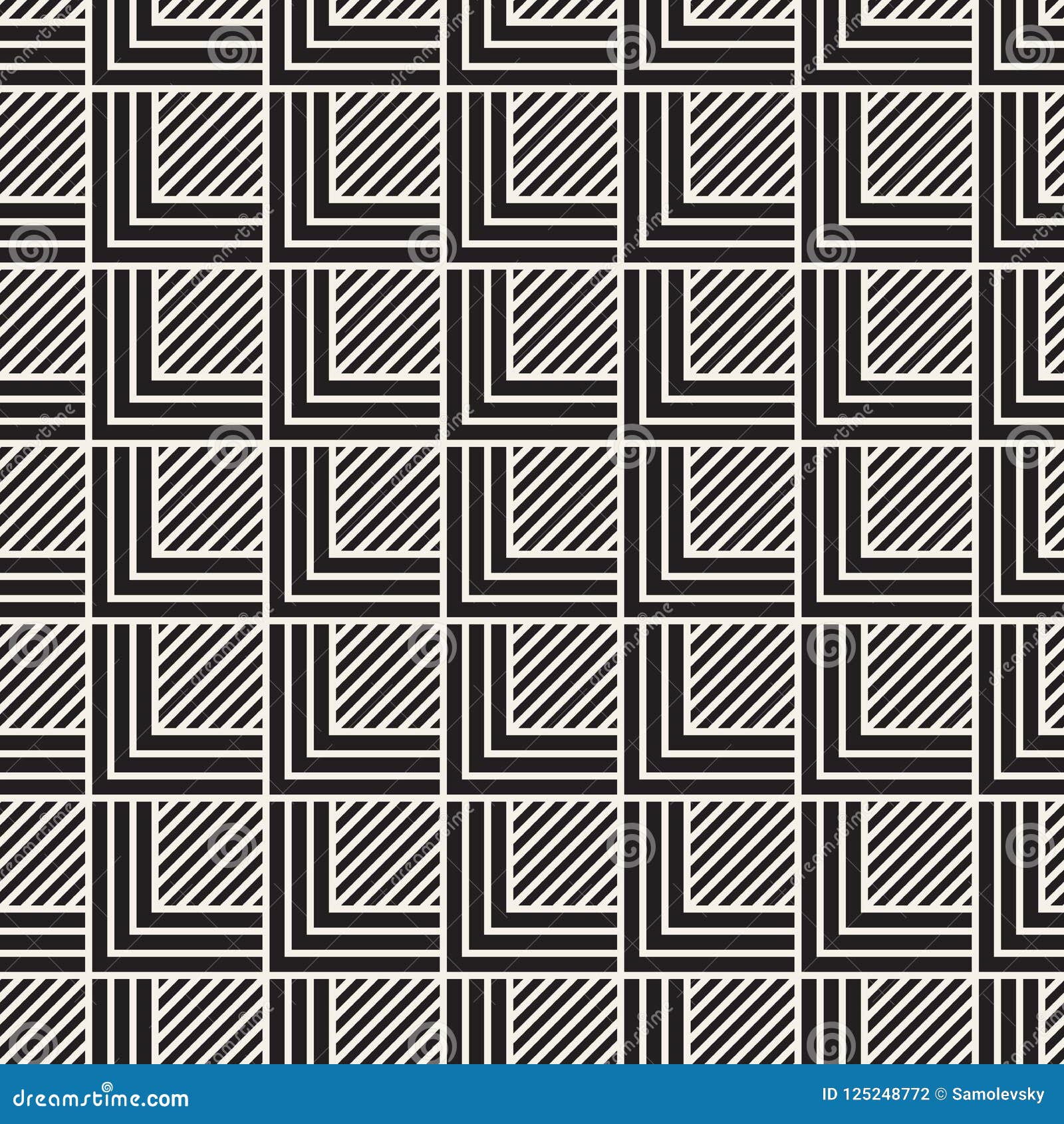Vector Seamless Pattern. Modern Stylish Abstract Texture Stock ...