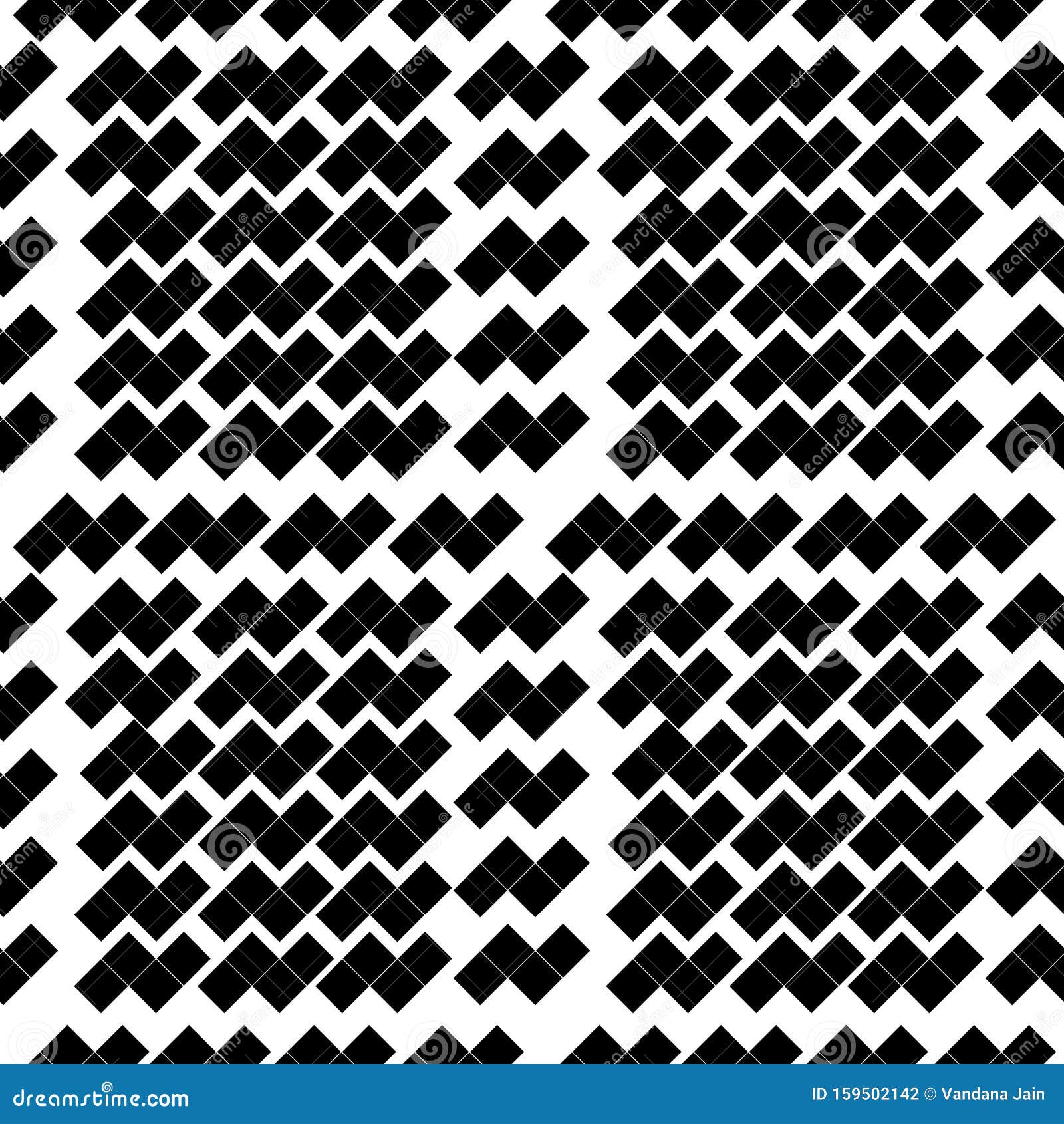 Vector Seamless Black and White Morphing Halftone Grid Gradient Pattern ...