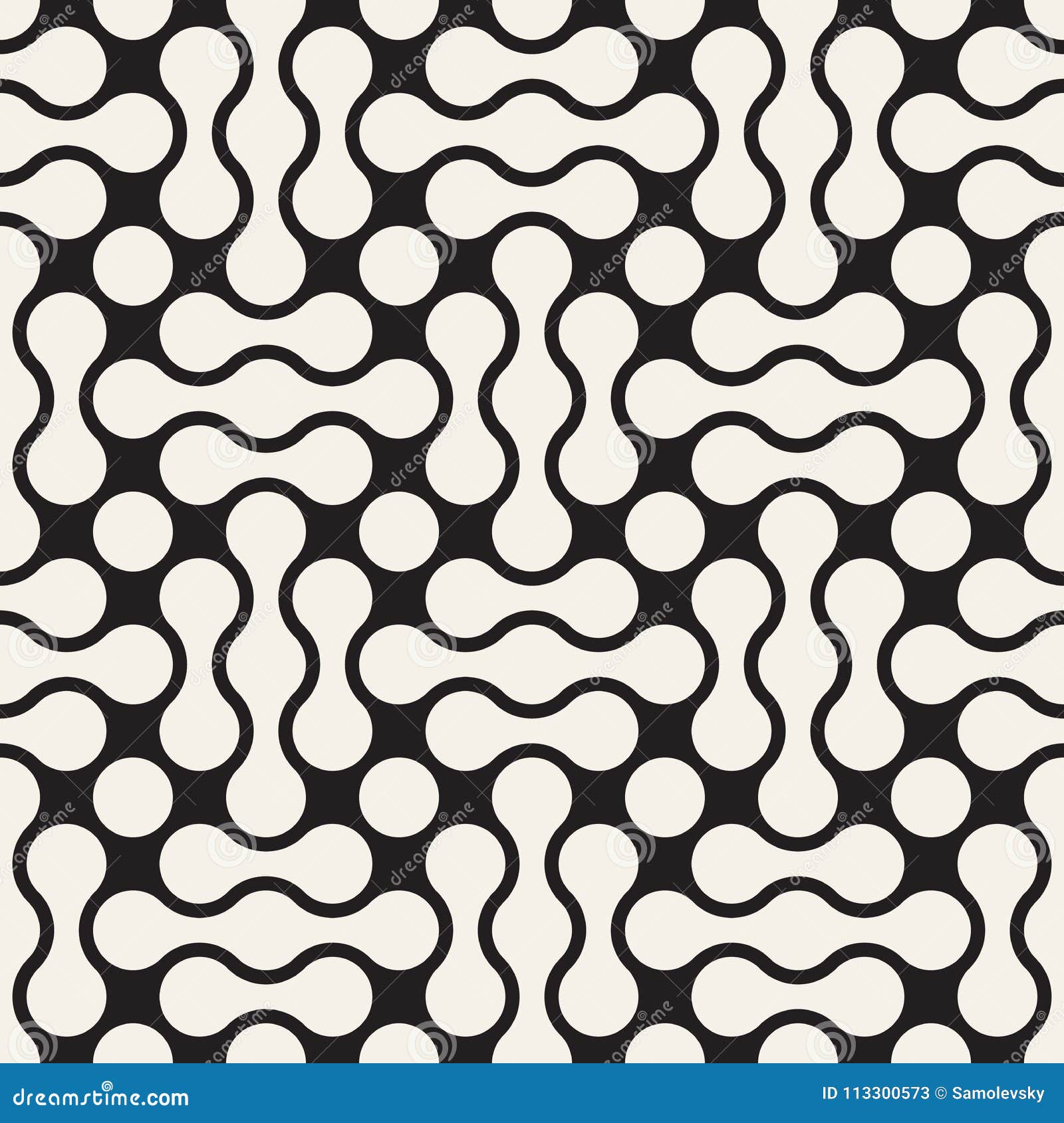 Vector Seamless Pattern. Modern Stylish Abstract Texture Stock ...