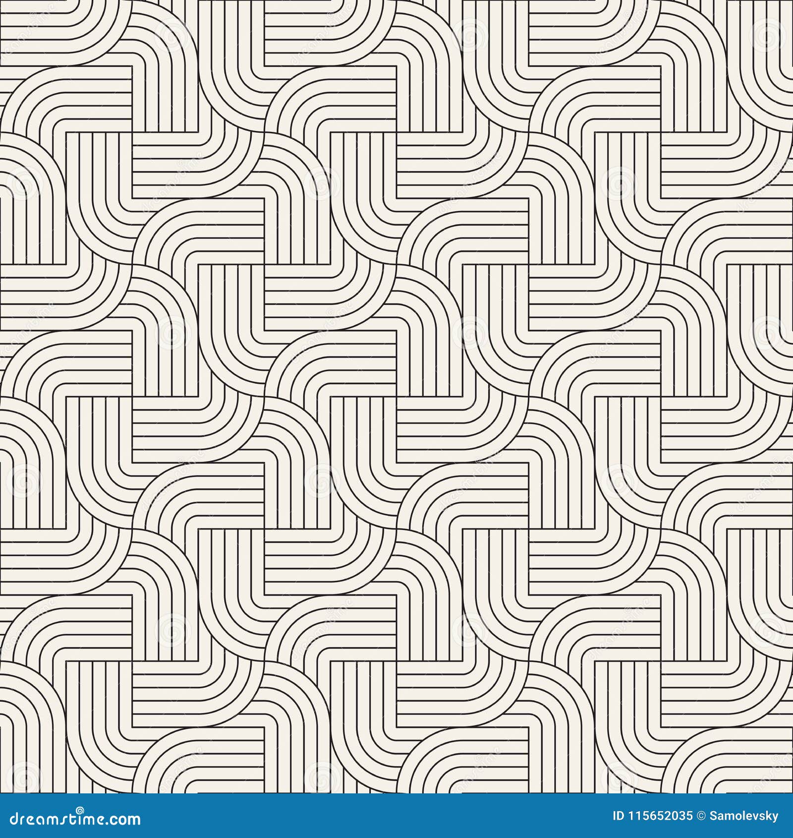 Vector Seamless Pattern. Modern Stylish Abstract Texture Stock ...