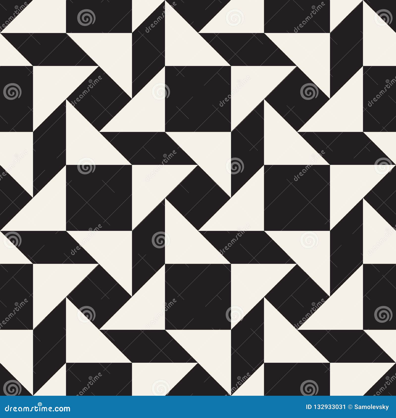 Vector Seamless Pattern. Modern Stylish Abstract Texture Stock Vector ...