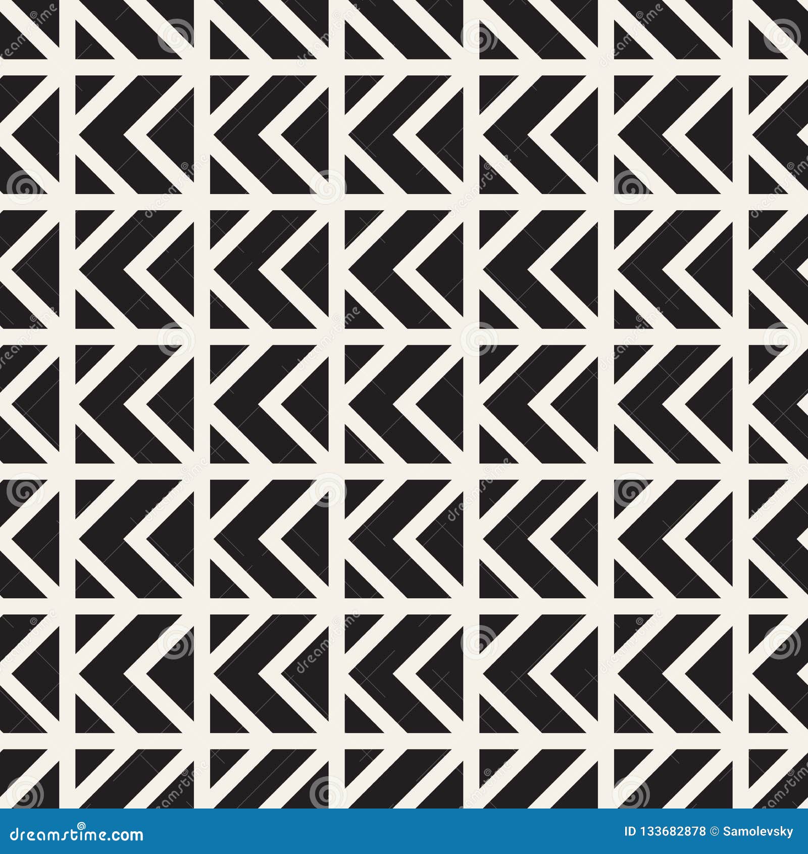Vector Seamless Pattern. Modern Stylish Abstract Texture. Repeating ...