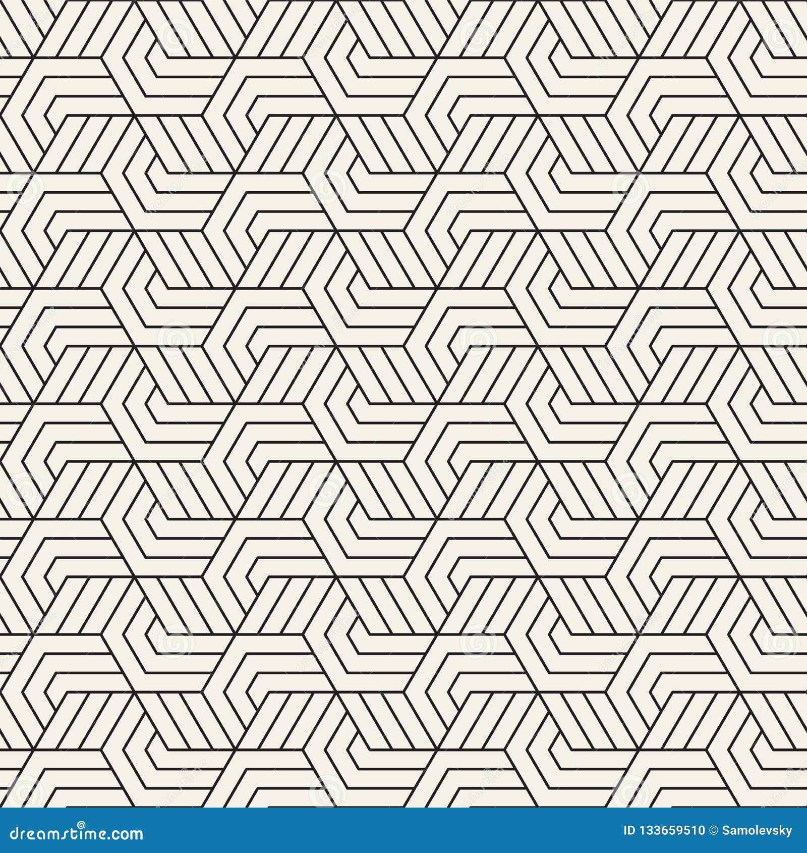 Vector Seamless Pattern. Modern Stylish Abstract Texture. Repeating ...