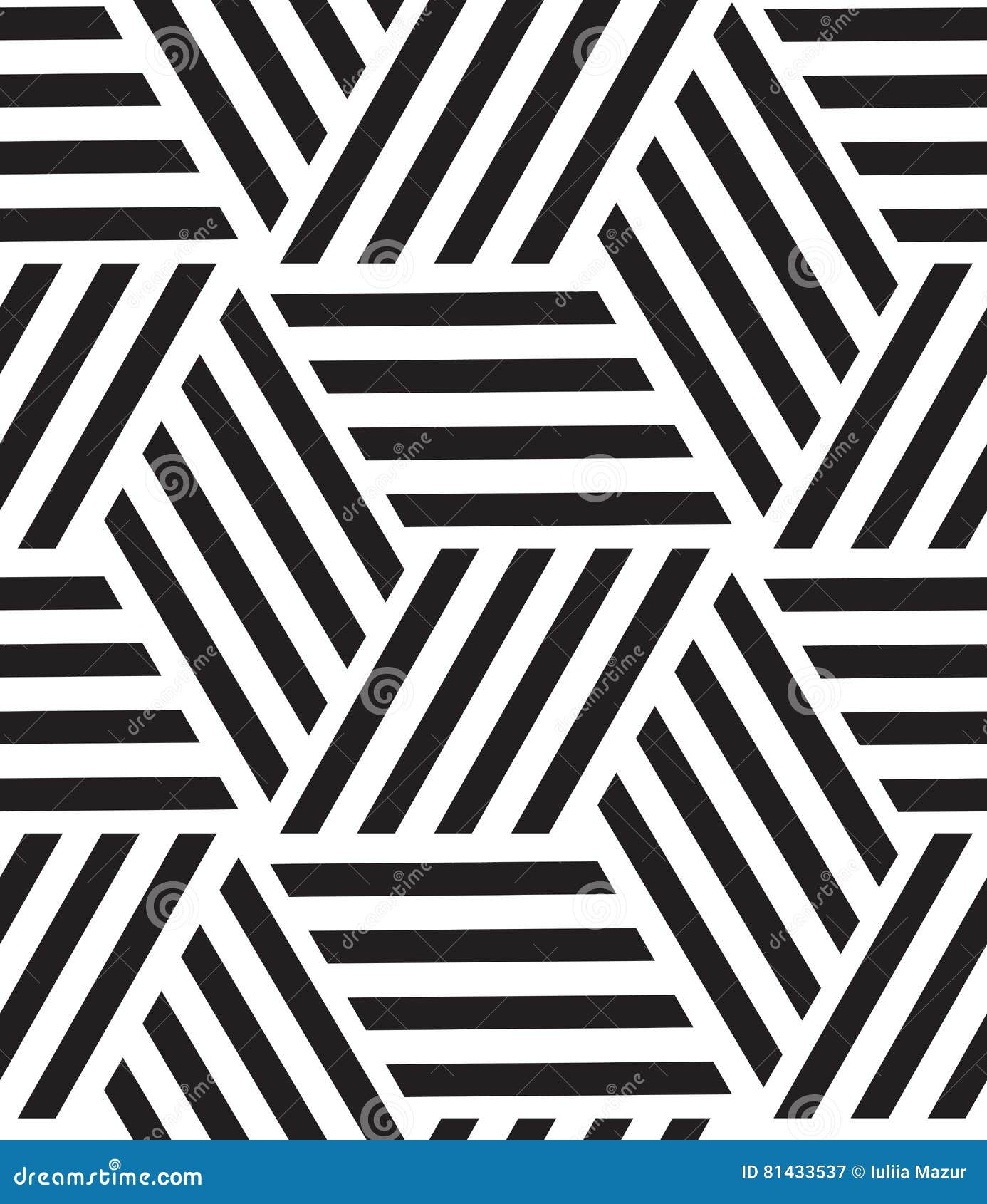 Vector Seamless Pattern. Modern Stylish Line, Hexagon Geometric Stock ...