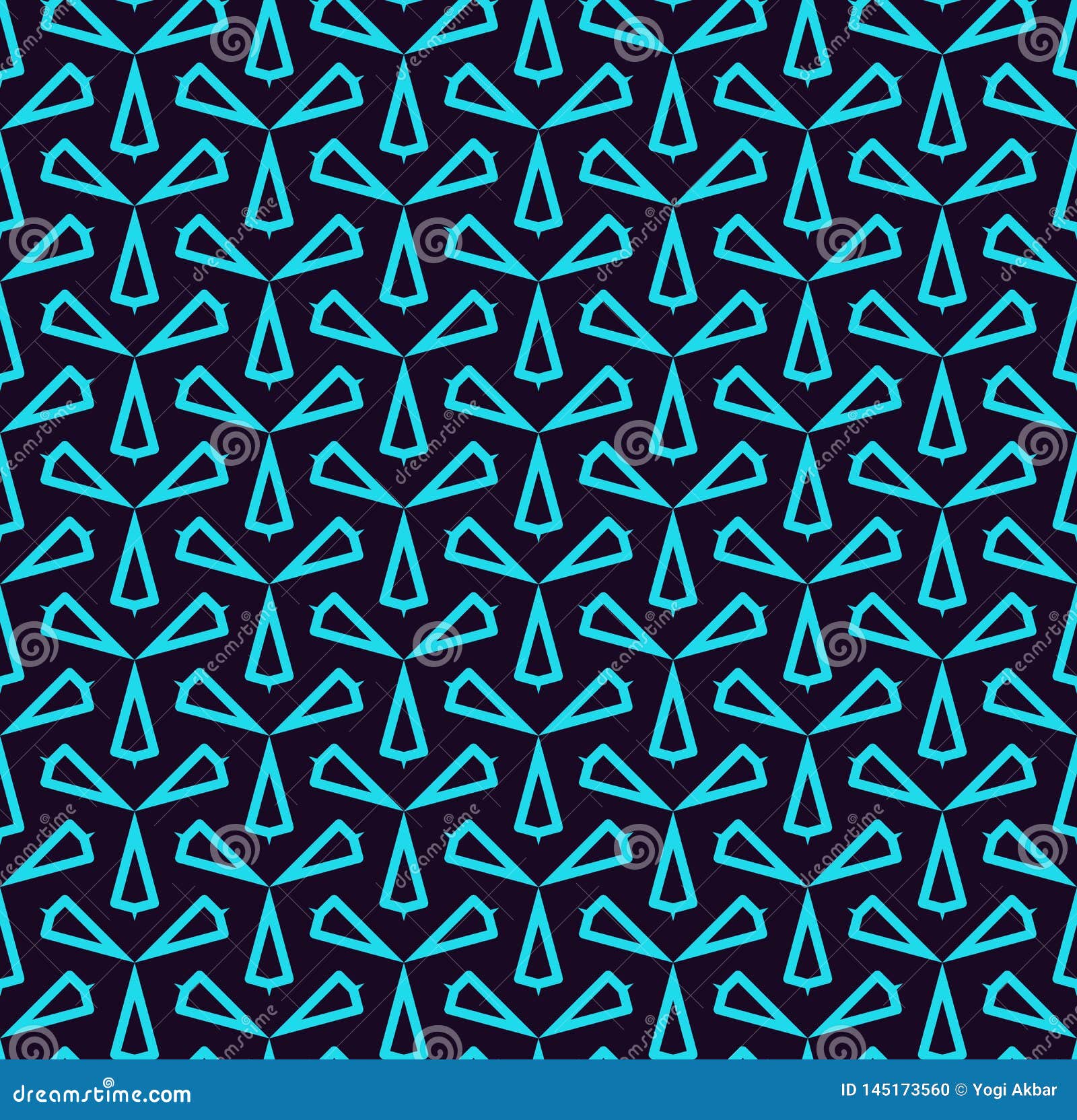 Vector Seamless Pattern. Modern Stylish Linear Texture Stock Vector ...