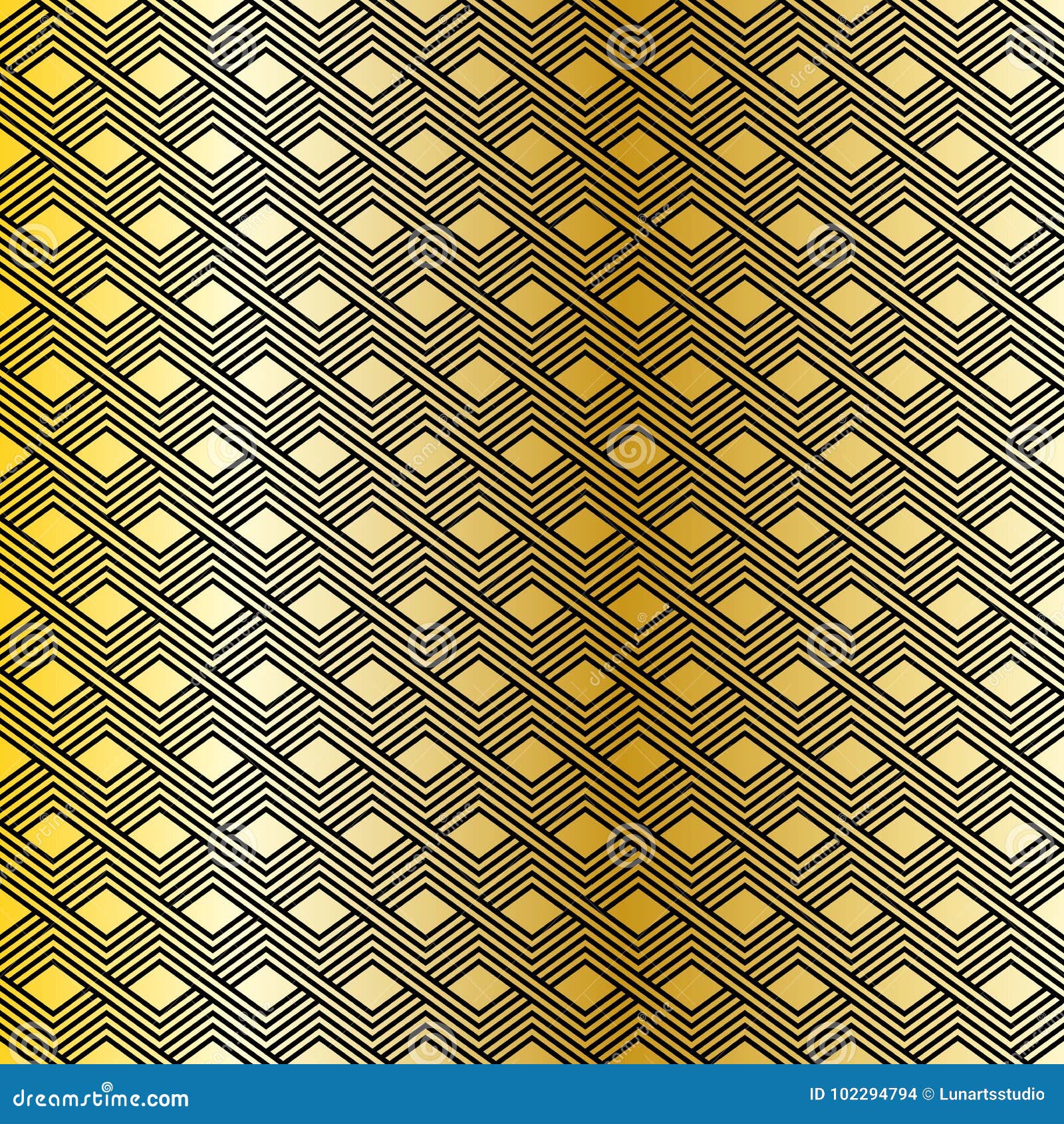 Trapezoidal Pattern With Blue Gradient Background Vector Illustration ...